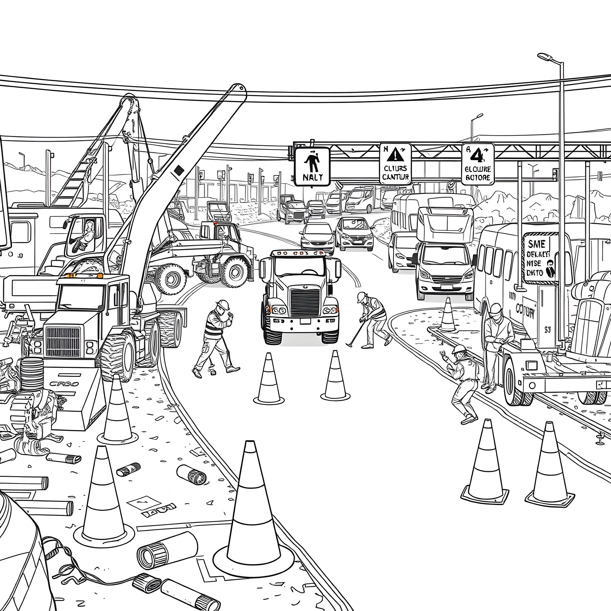 4 Best Asphalt Coloring Pages (Free Printable PDFs)