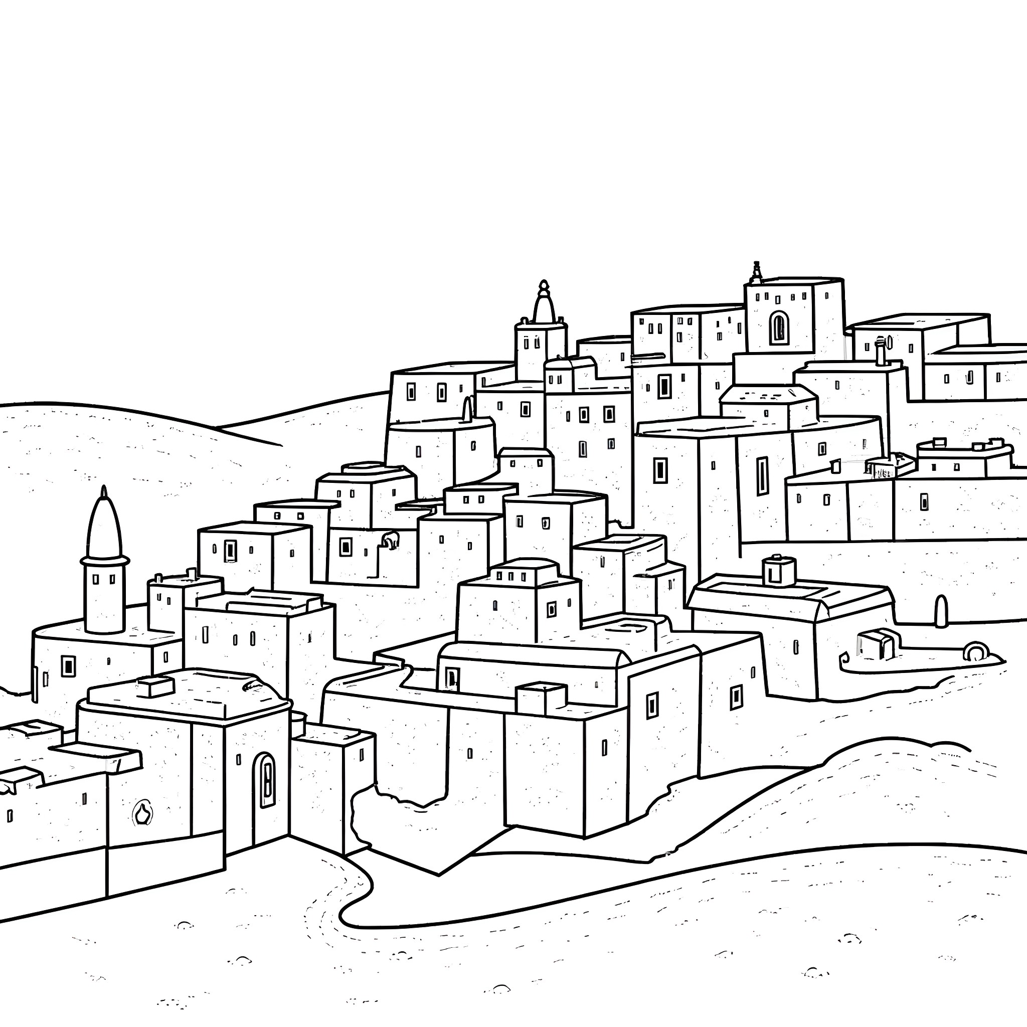 1 Best Diriyah Coloring Pages (Free Printable PDFs)