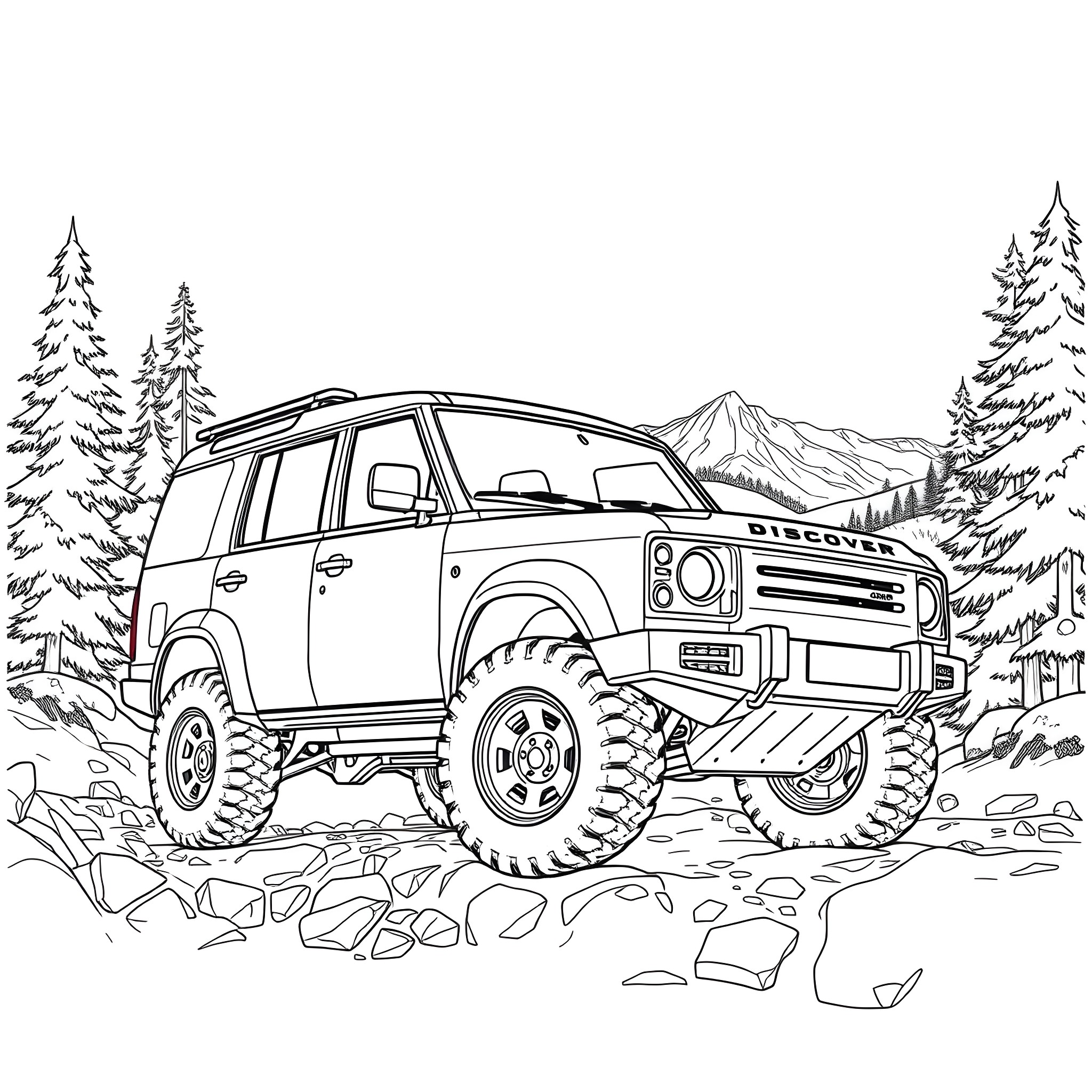 Best Land Rover Coloring Pages (Free Printable PDF)