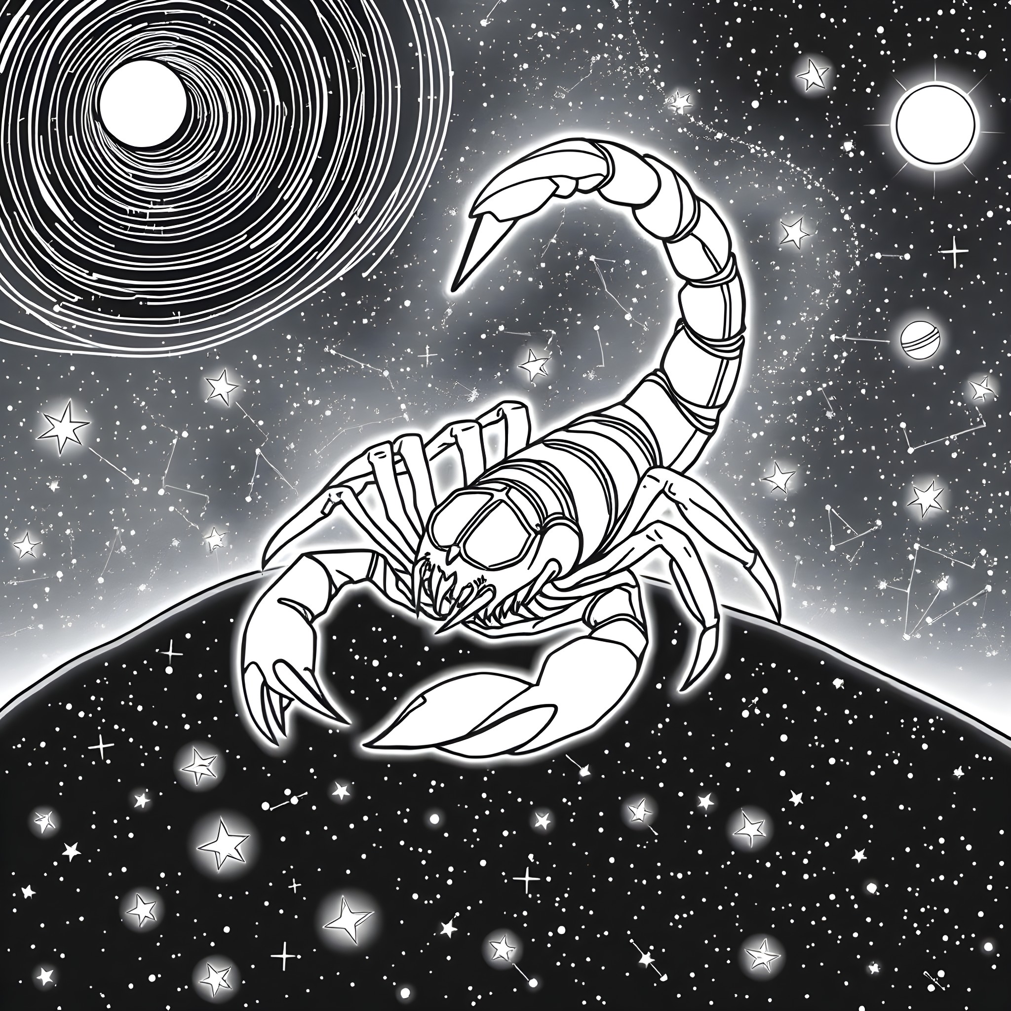 Best Scorpio Coloring Pages (Free Printable PDF)