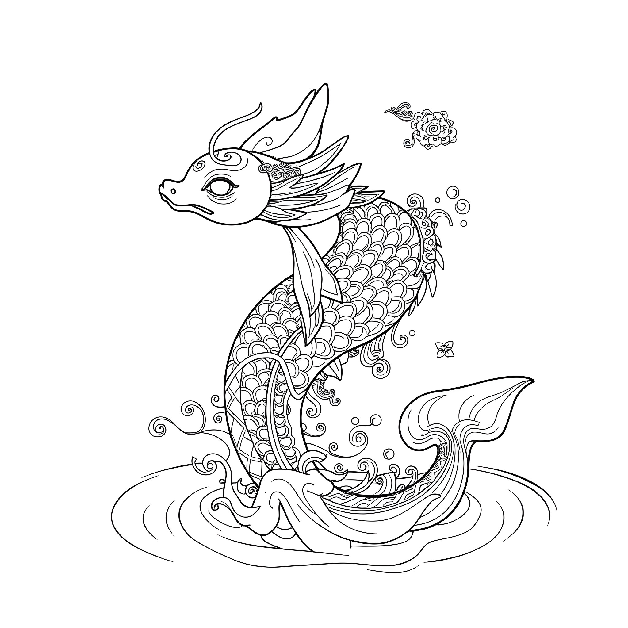 51 Best Mishipeshu Coloring Pages (Free Printable PDFs)