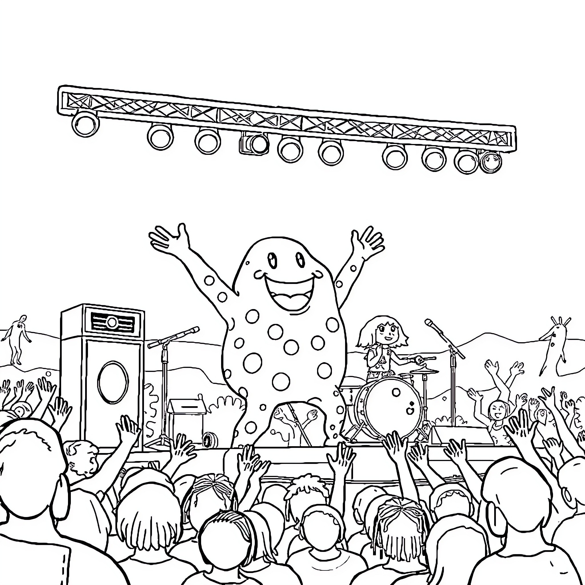 5 Best Mr Blobby Coloring Pages (Free Printable PDFs)