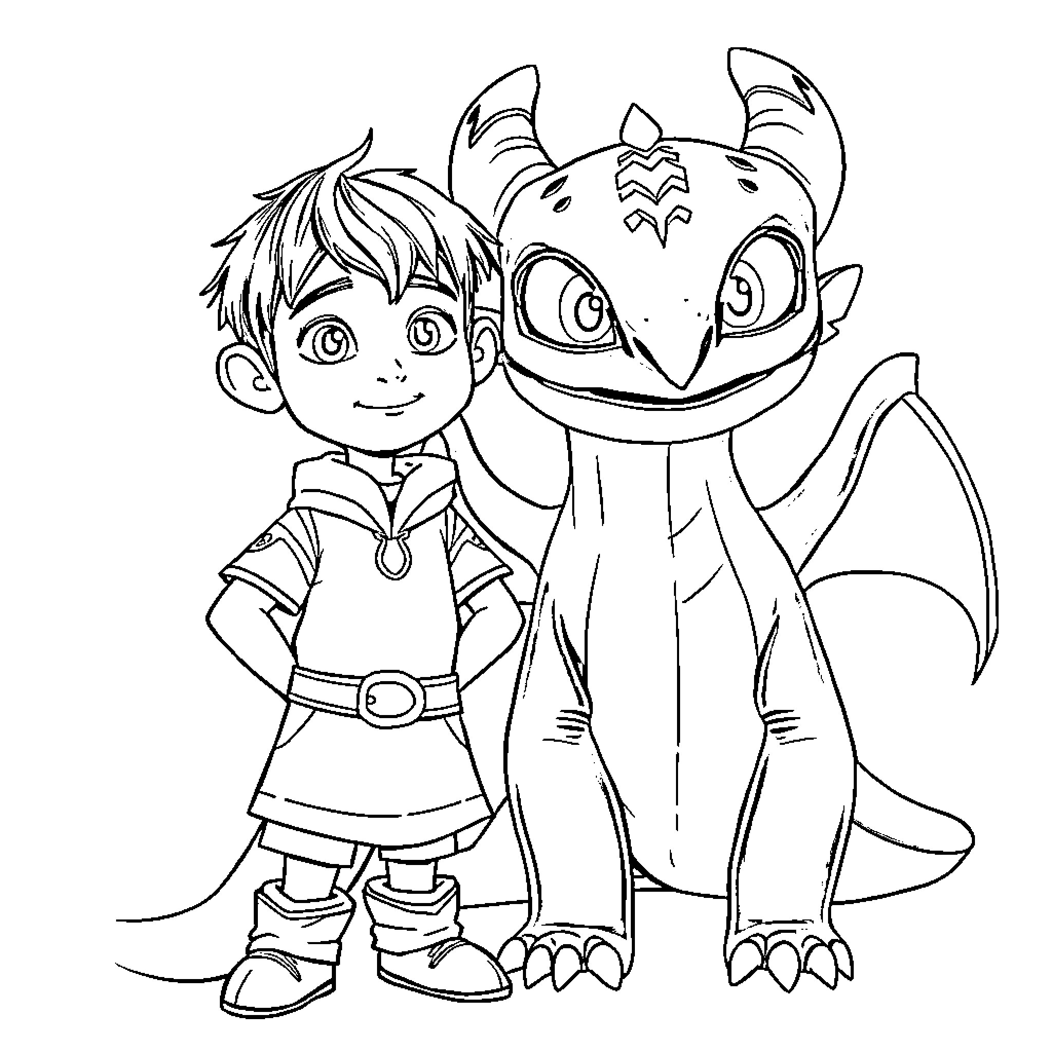 Best Hiccup and Toothless Coloring Pages (Free Printable PDF)