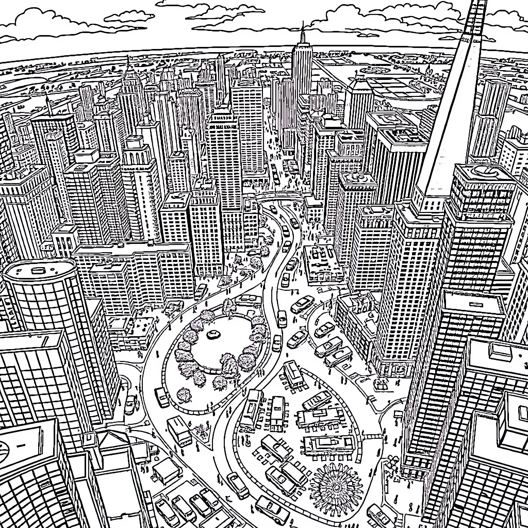 127 Best City Coloring Pages (Free Printable PDFs)