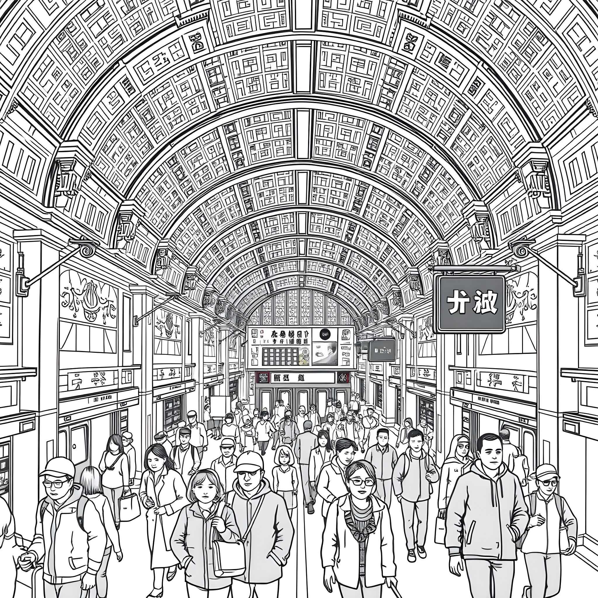 3 Best Subway Coloring Pages (Free Printable PDFs)