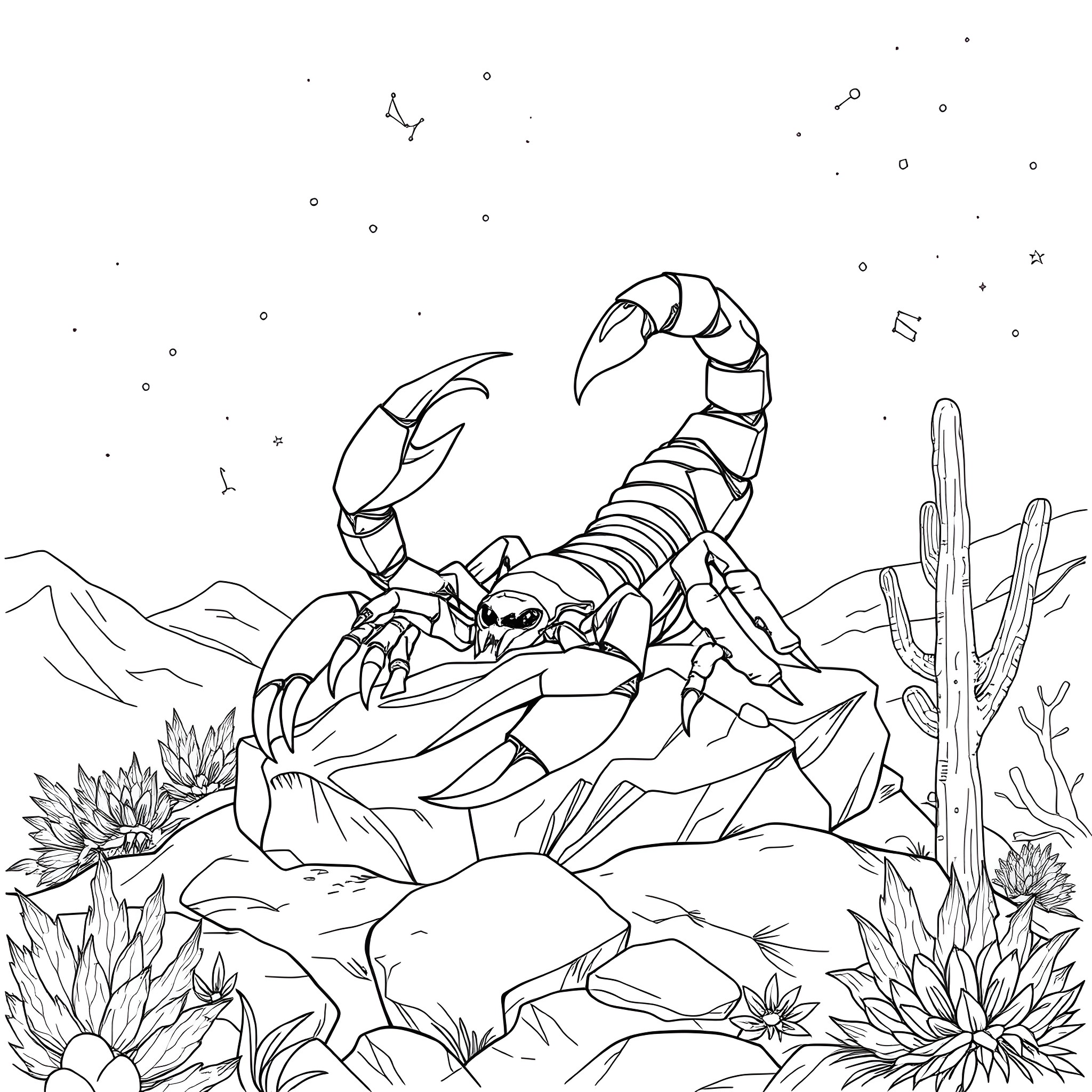 Best Scorpio Coloring Pages (Free Printable PDF)