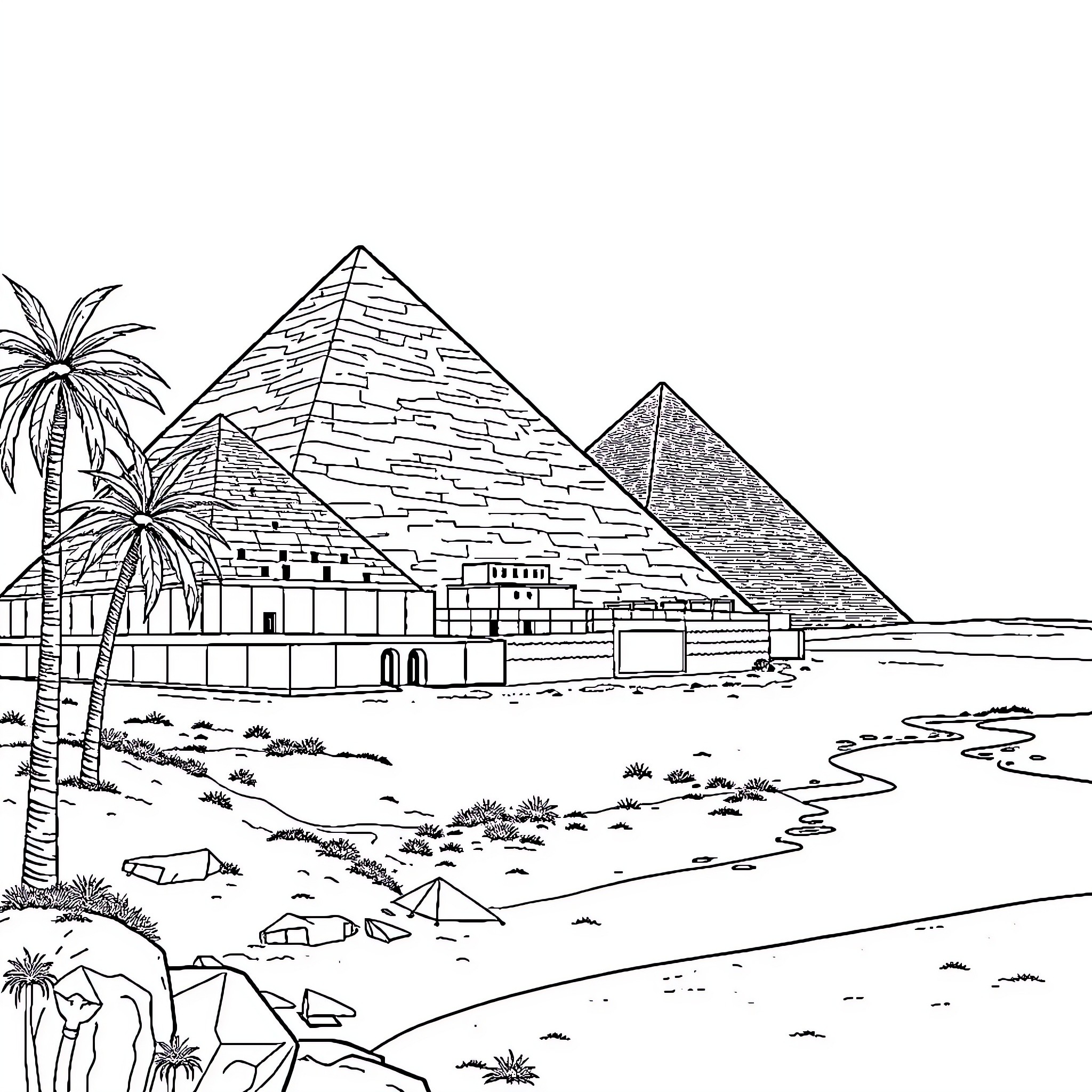 4 Best Egypt Coloring Pages (Free Printable PDFs)