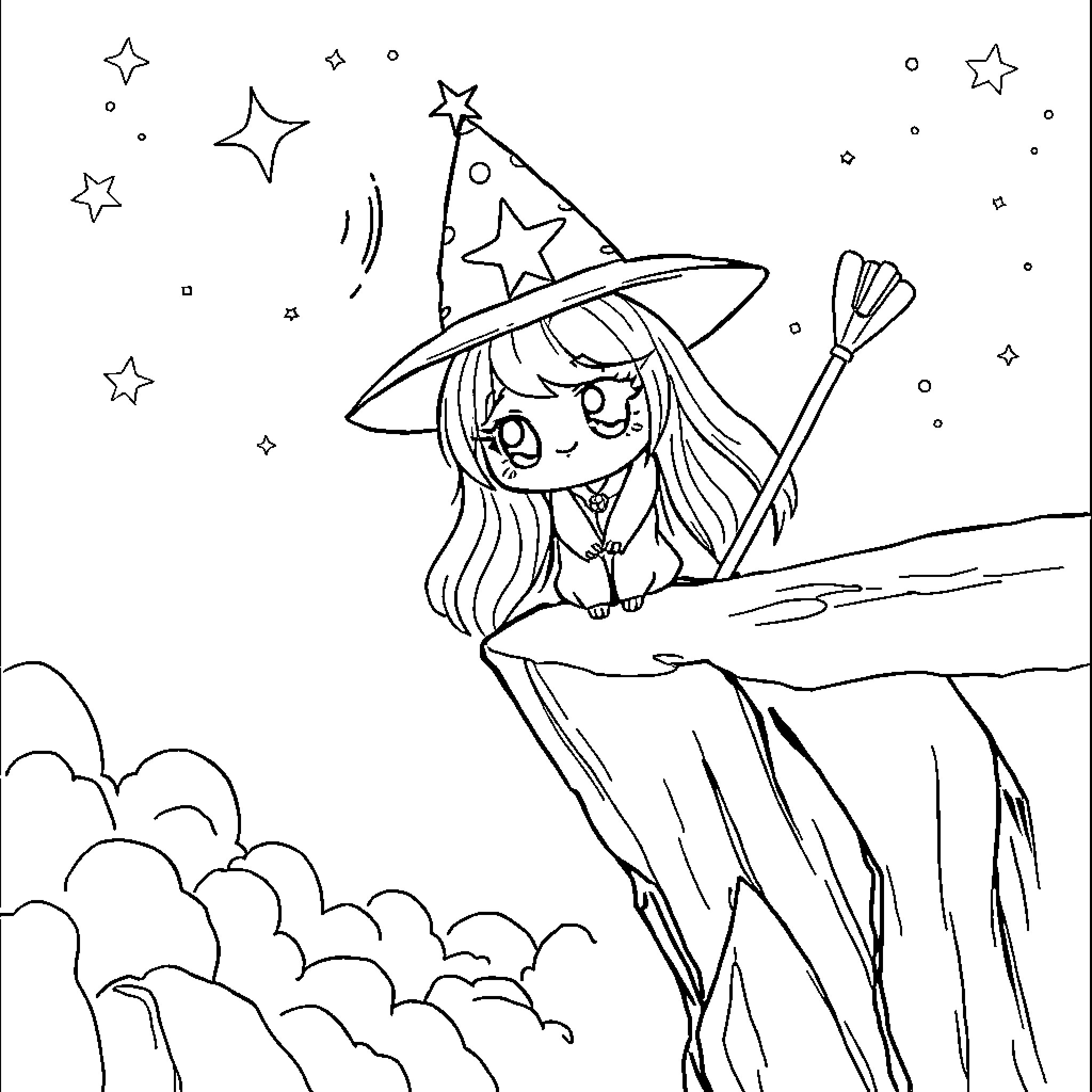 Best Sorcière Coloring Pages (Free Printable PDF)