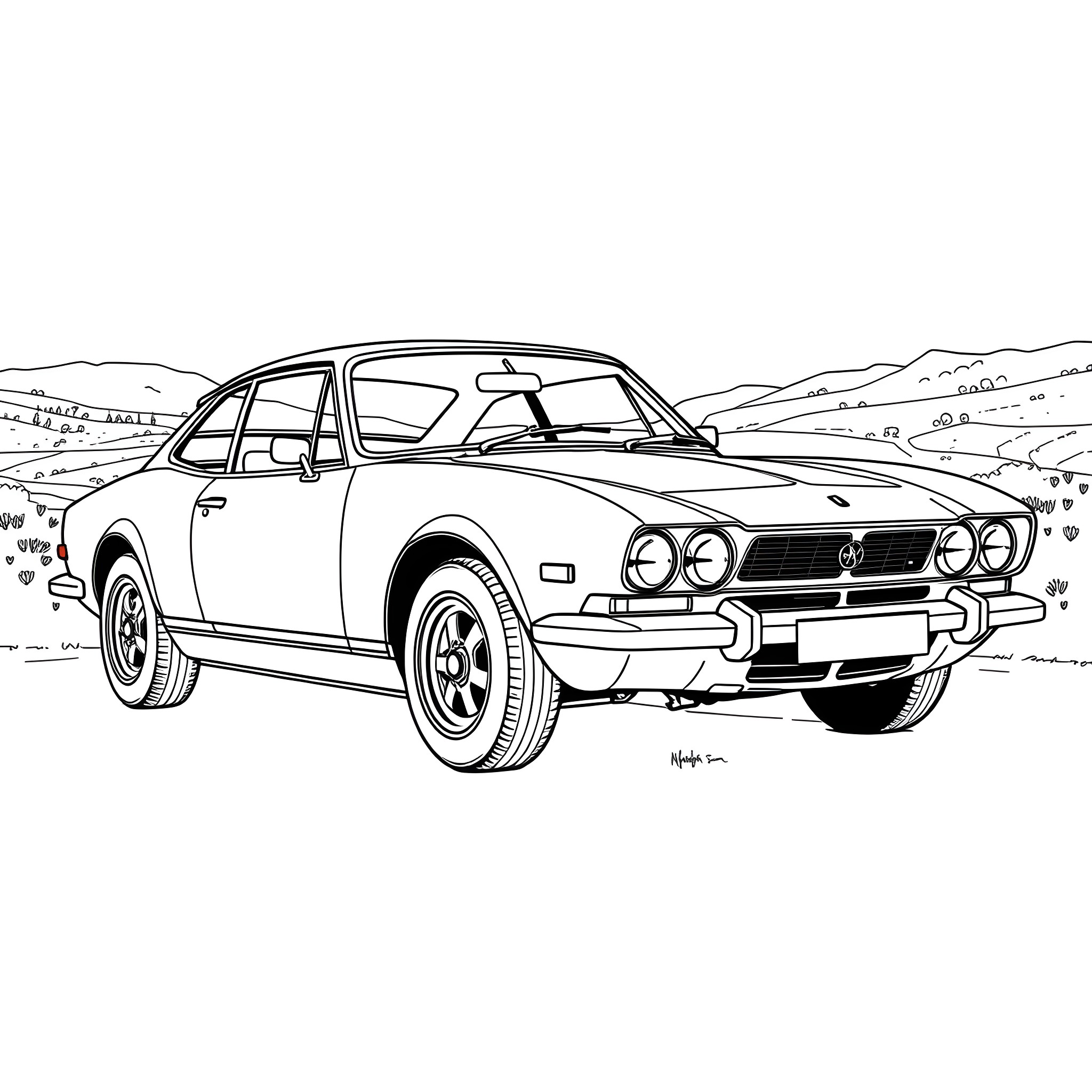 Best Reliant Scimitar SE5a Coloring Pages (Free Printable PDF)