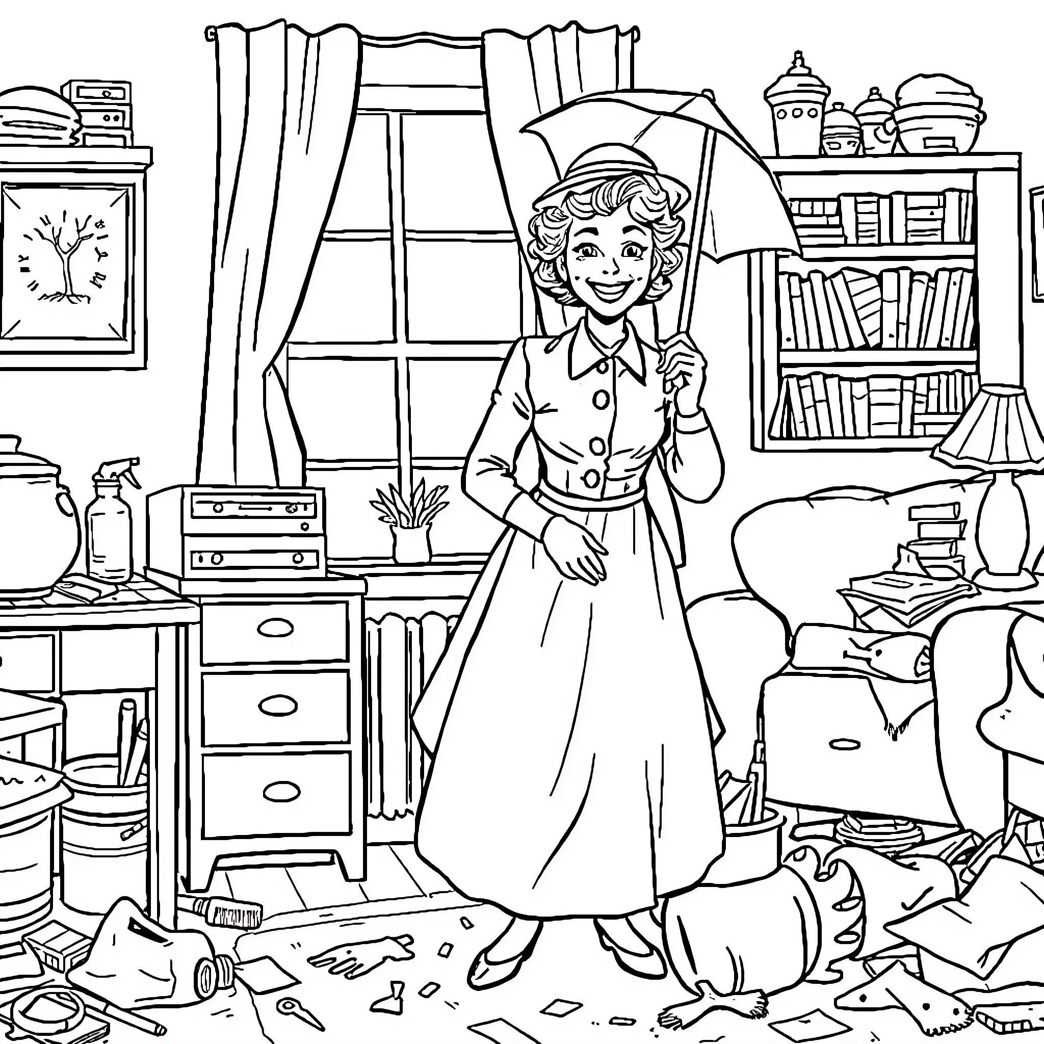 Best Mary Poppins Coloring Pages (Free Printable PDF)