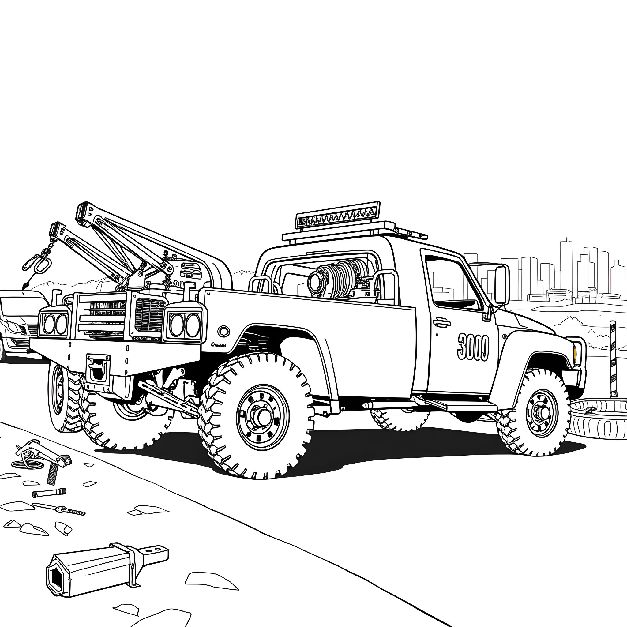 54 Best Wrecker Coloring Pages (Free Printable PDFs)
