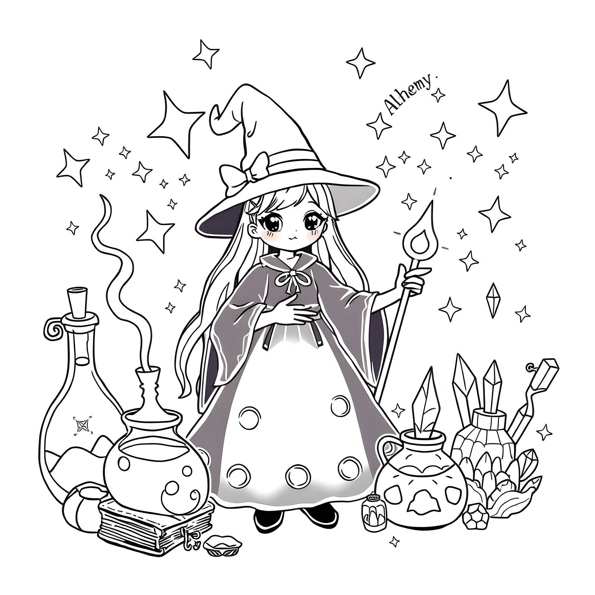 Best Alchemy Coloring Pages (Free Printable PDF)