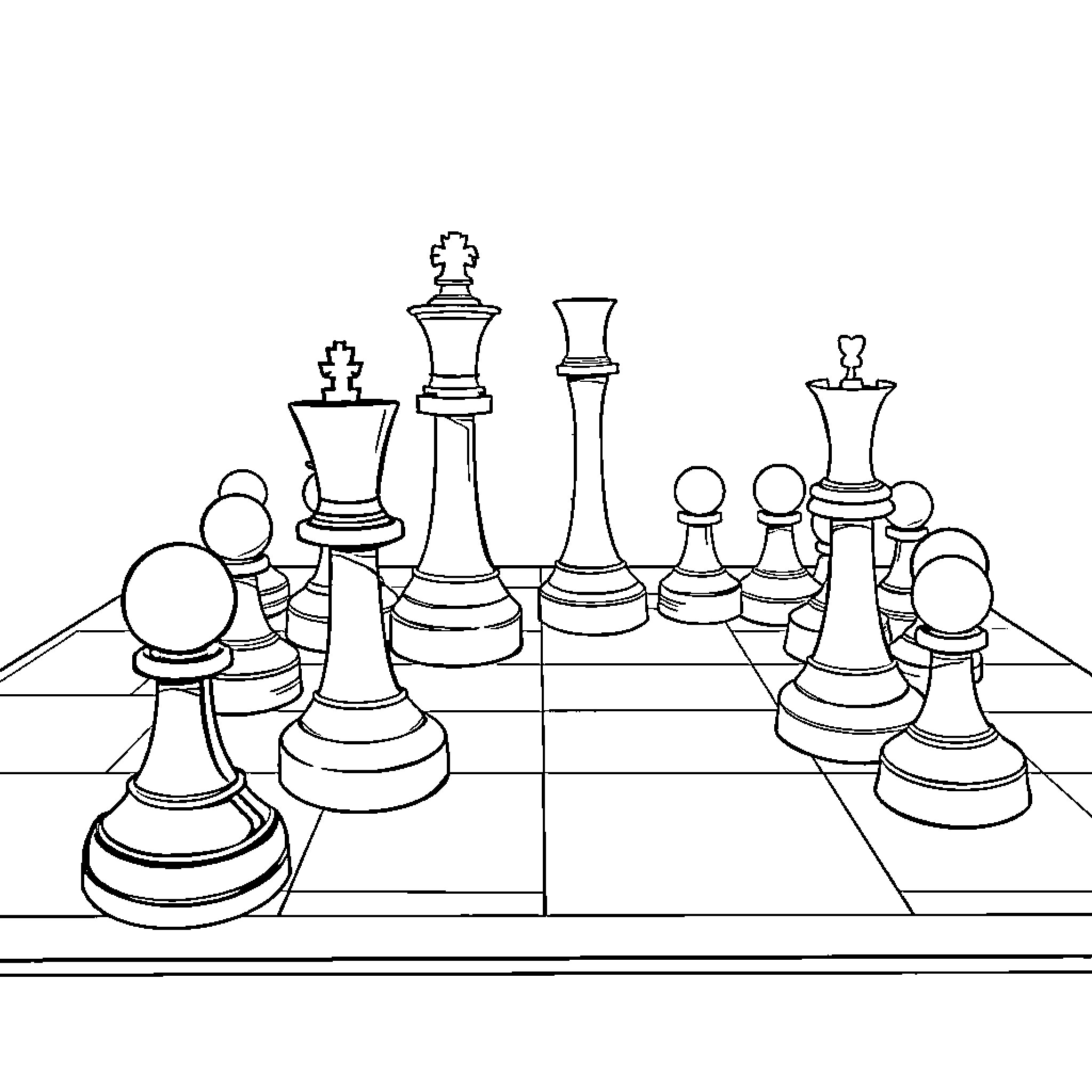 Best Chess Coloring Pages (Free Printable PDF)