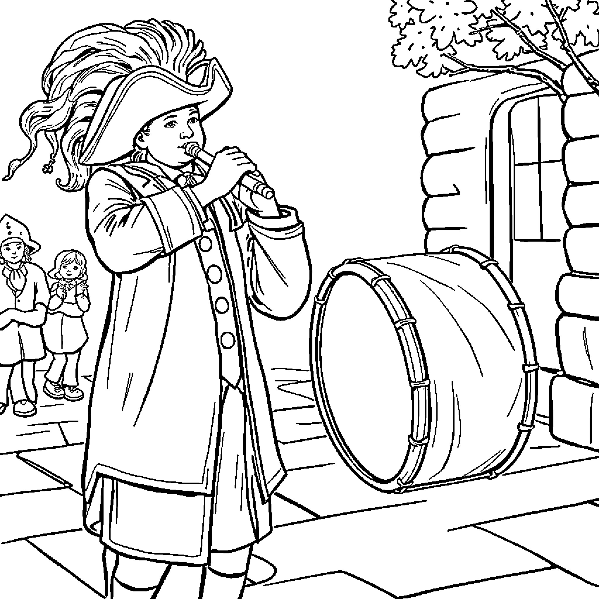 Best Fife and Drum Coloring Pages (Free Printable PDF)