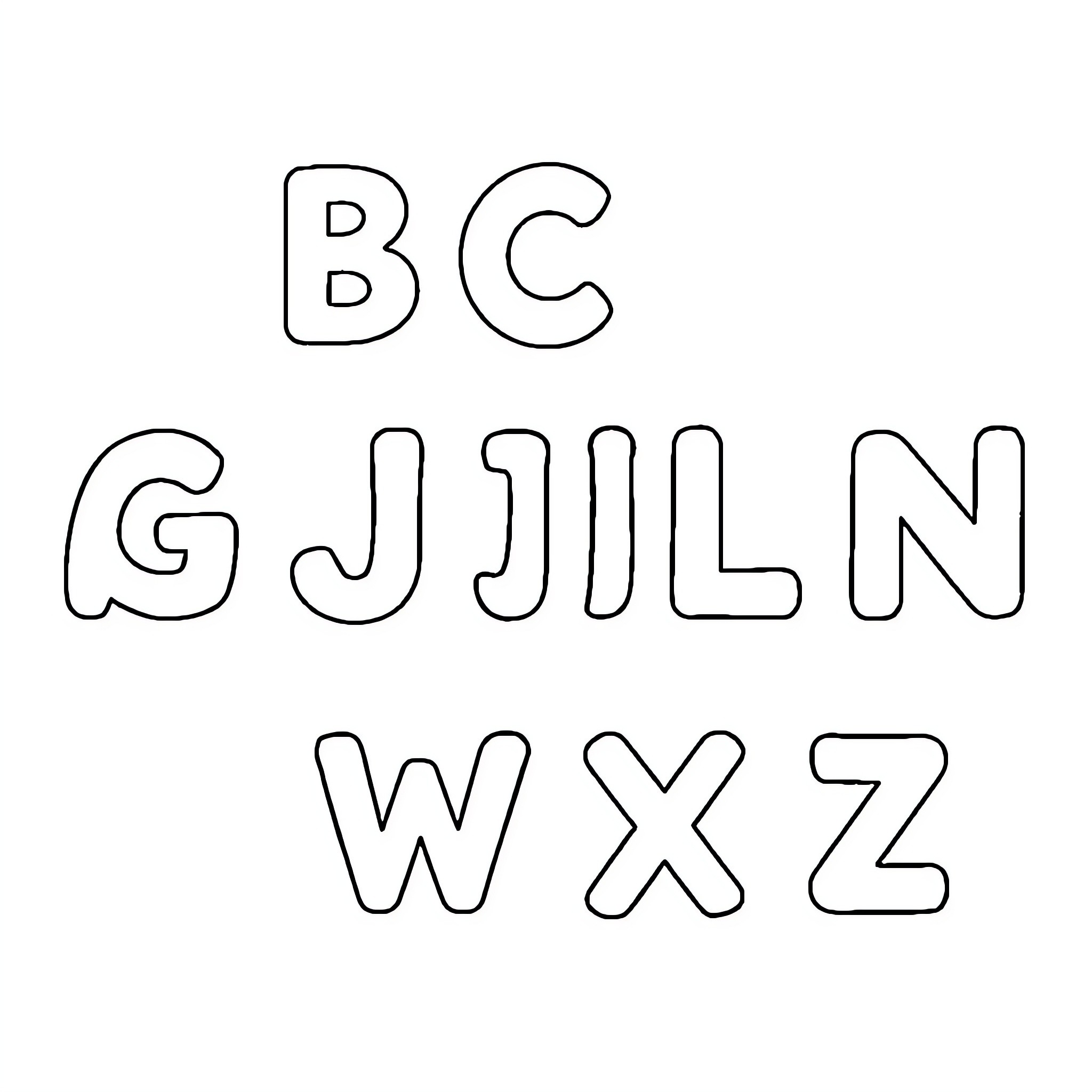 169 Best Alphabet Coloring Pages (Free Printable PDFs)