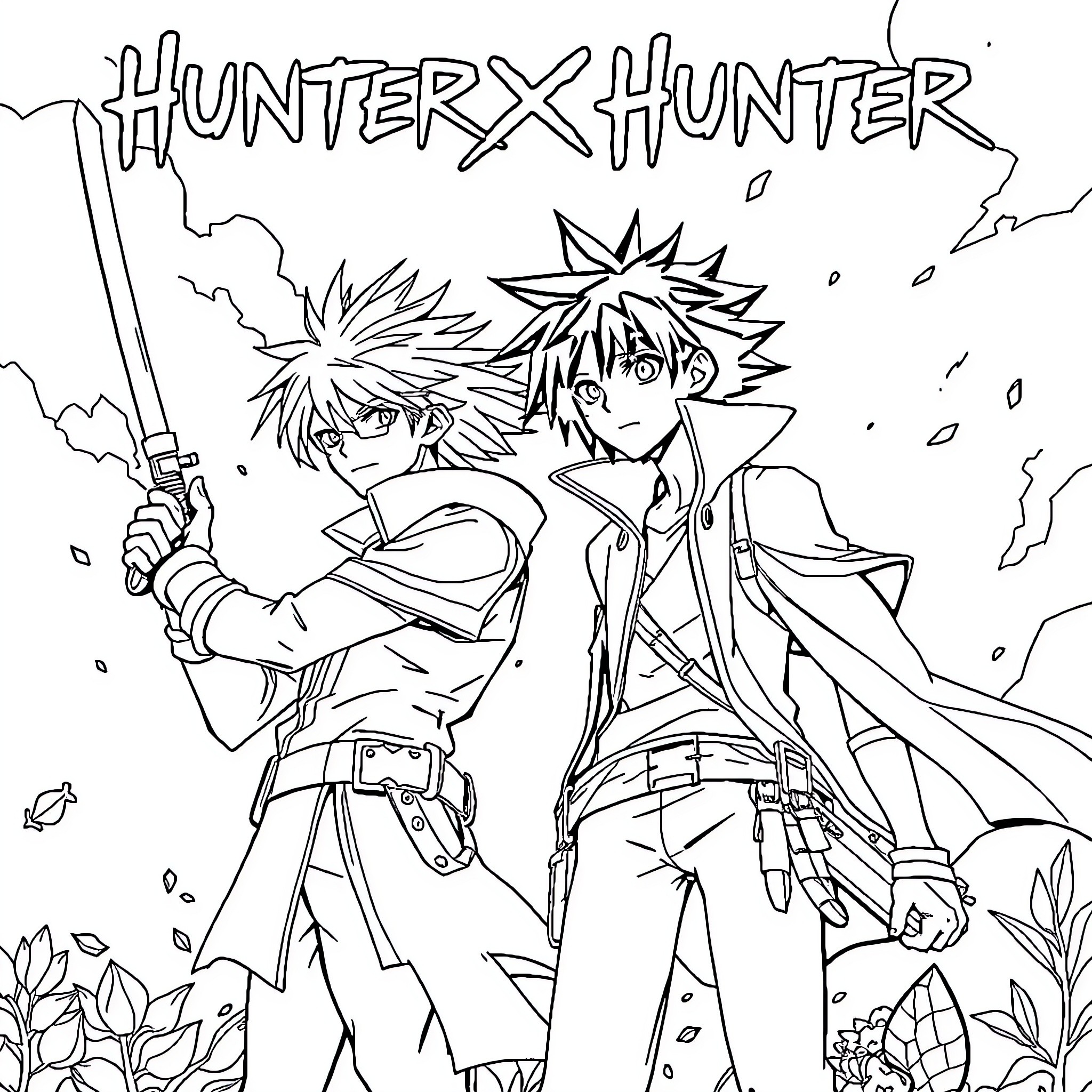Best Hunter X Hunter Coloring Pages (Free Printable PDF)