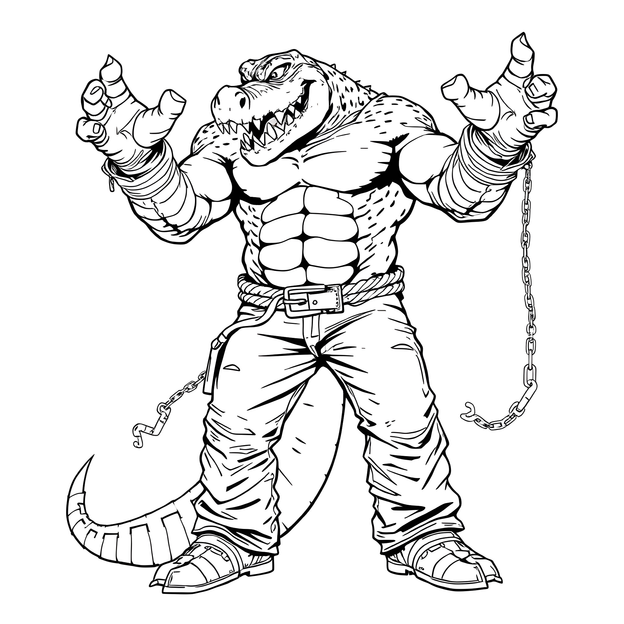 47 Best Killer Croc Coloring Pages (Free Printable PDFs)