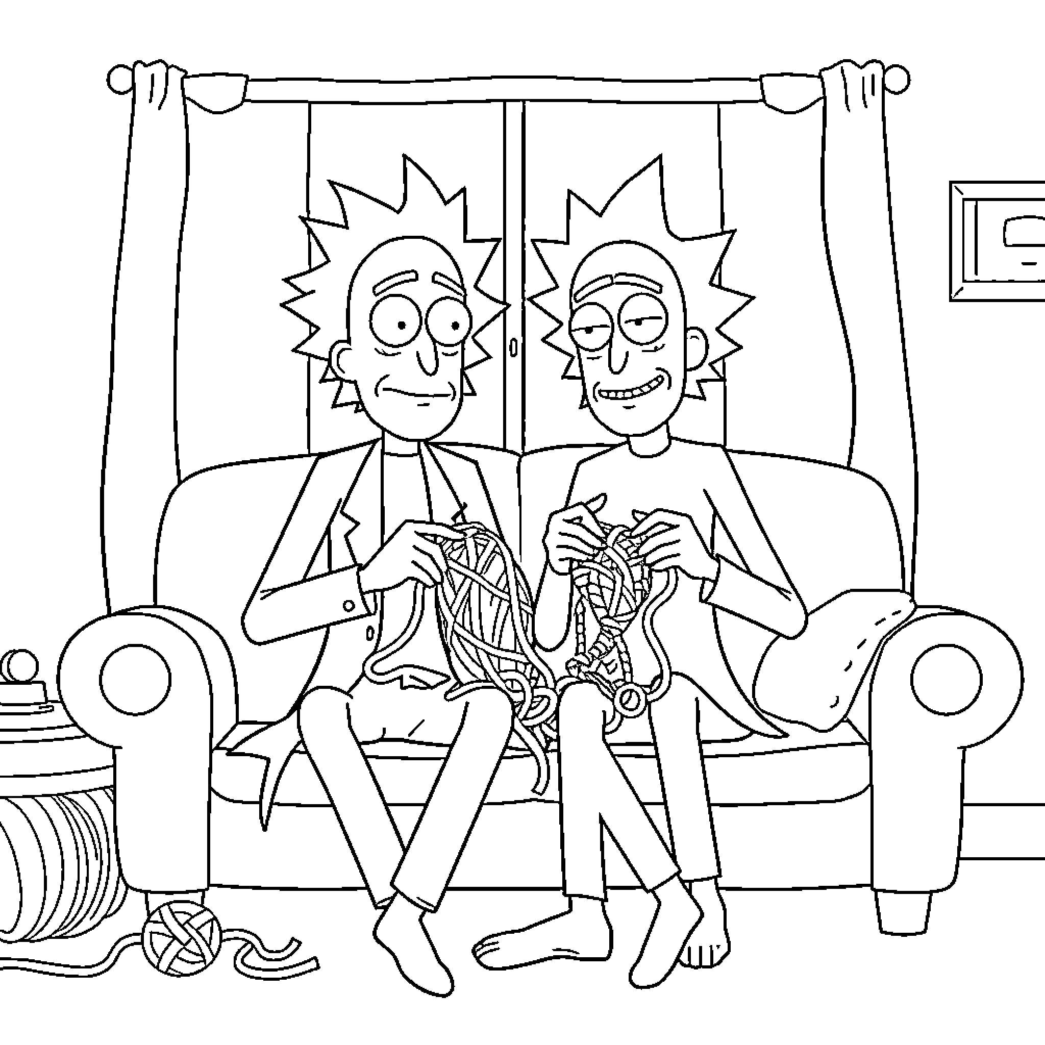 Best Rick And Morty Coloring Pages (Free Printable PDF)