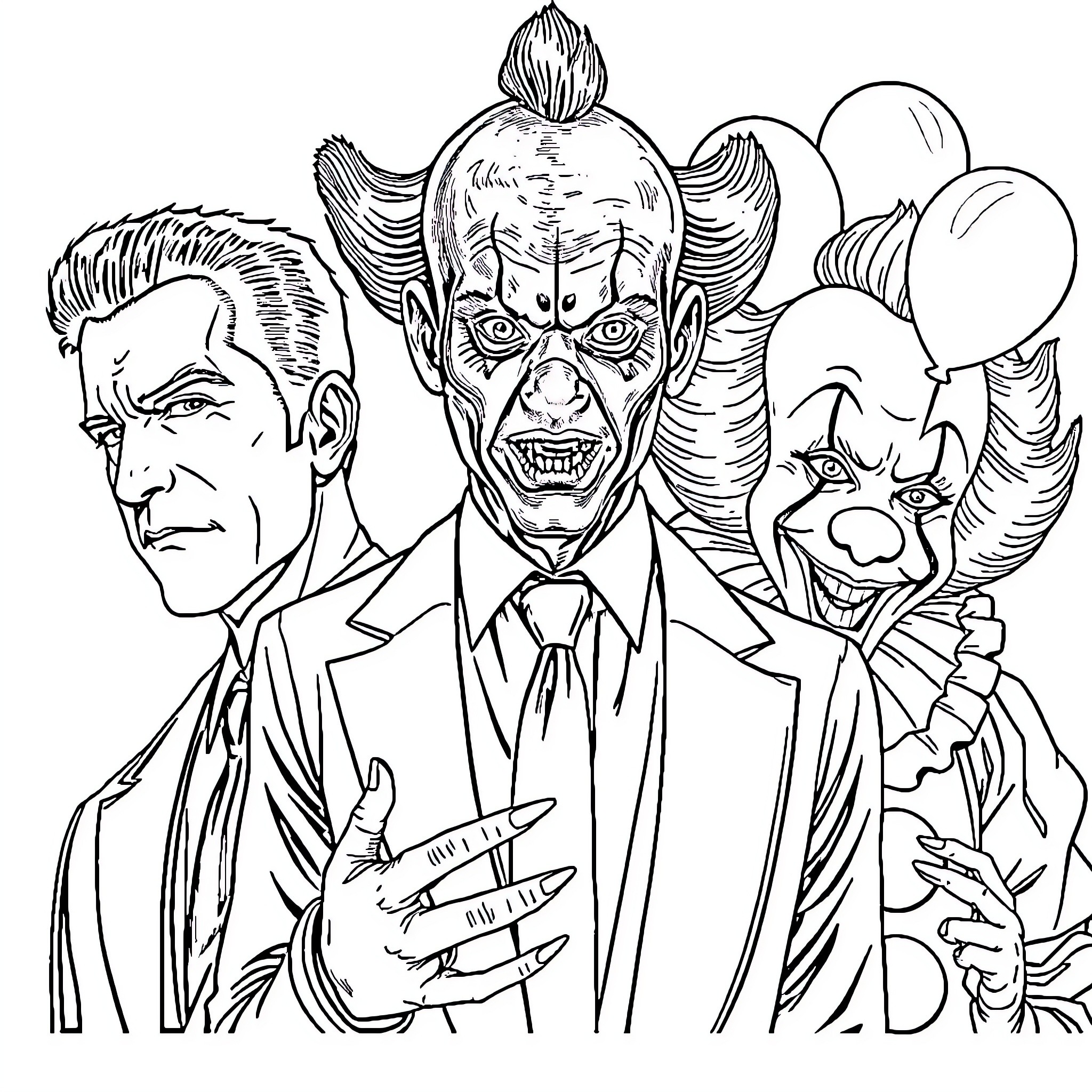 Best Horror Characters Coloring Pages (Free Printable PDF)