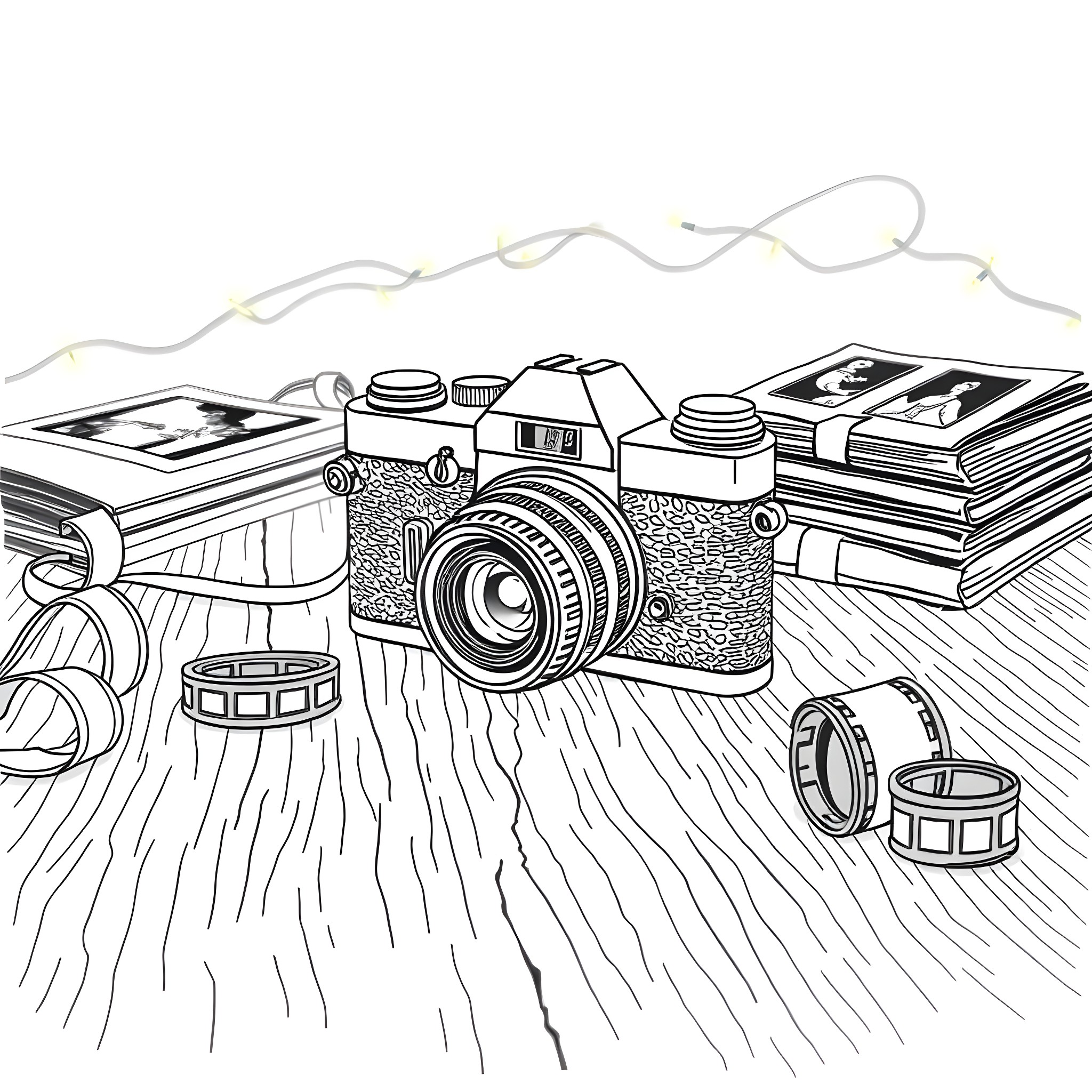 Best Camera Coloring Pages (Free Printable PDF)
