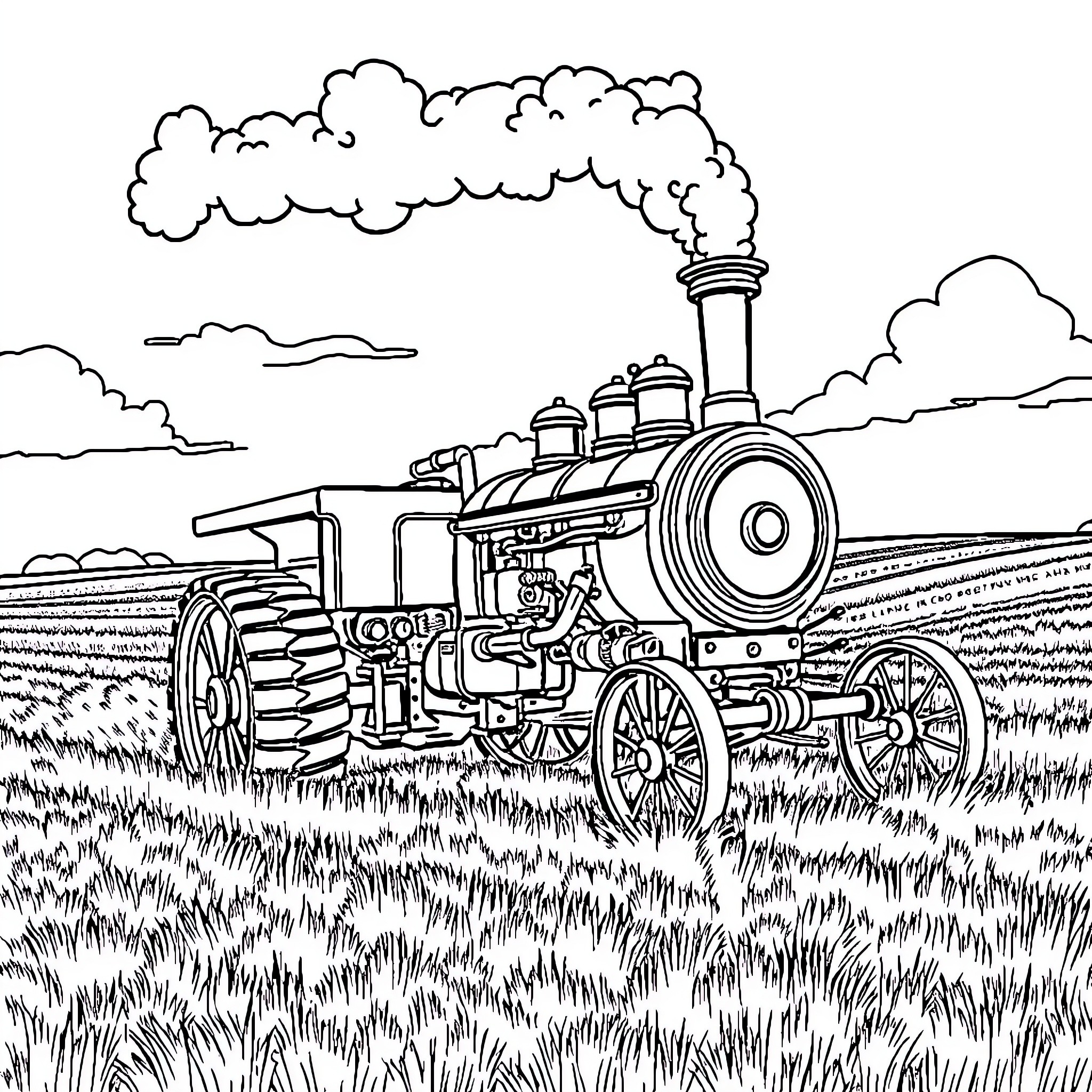 Best Steam Engine Coloring Pages (Free Printable PDF)