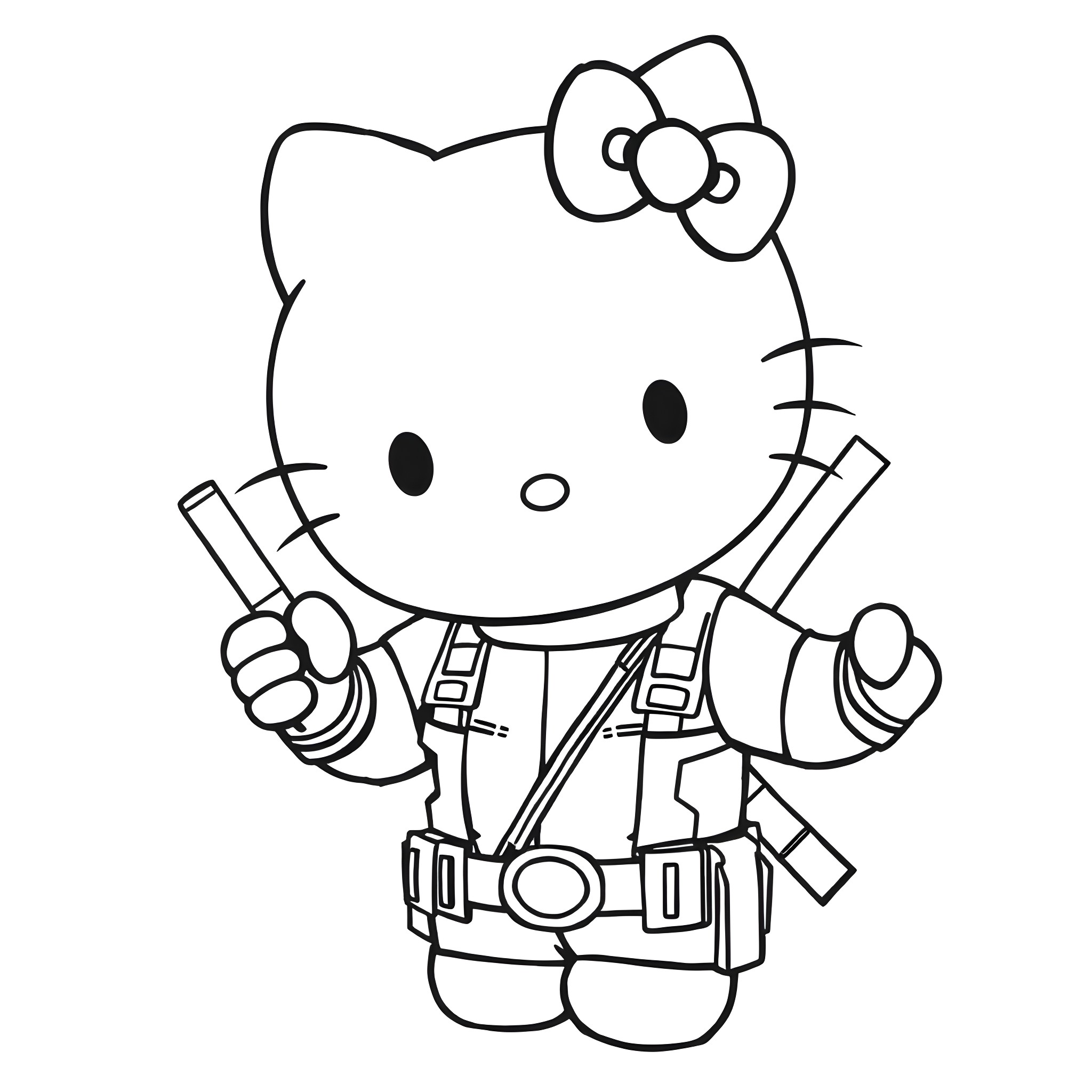 750 Best Hello Kitty Coloring Pages (Free Printable PDFs)