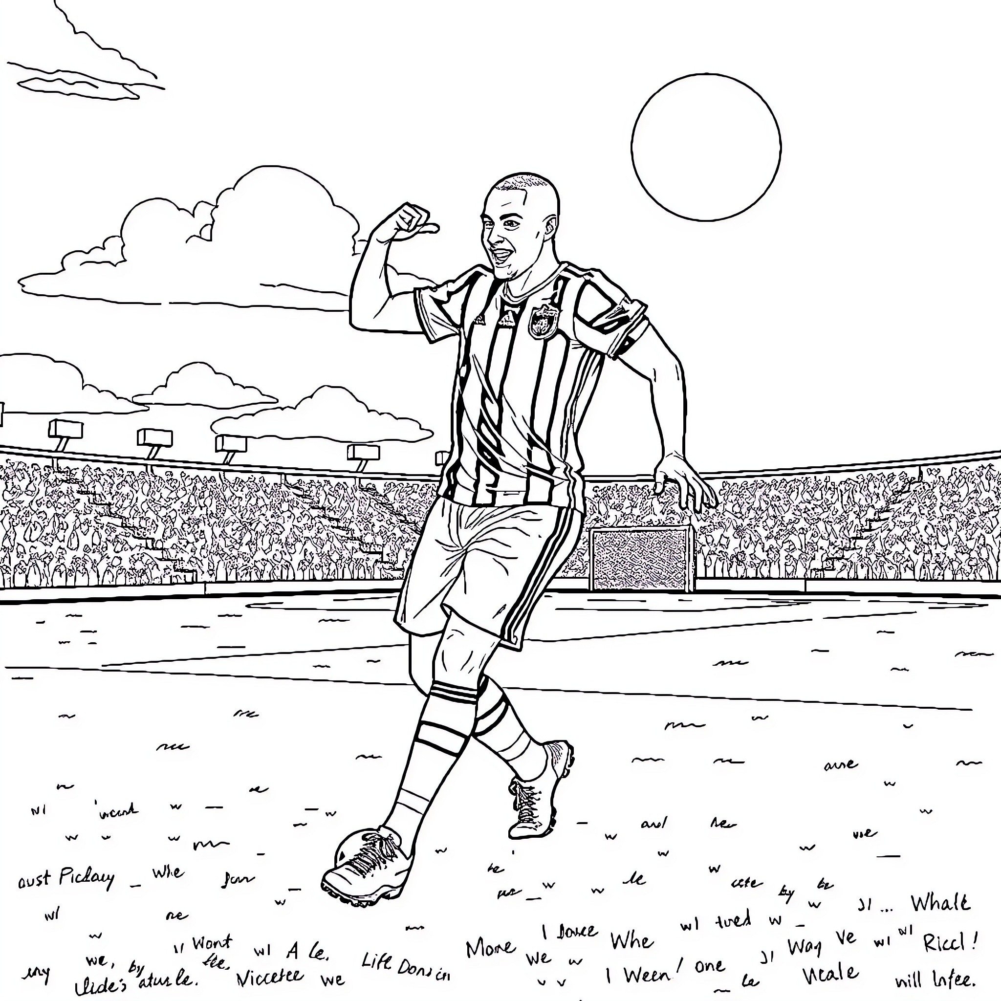 Best Mbappe Coloring Pages (Free Printable PDF)