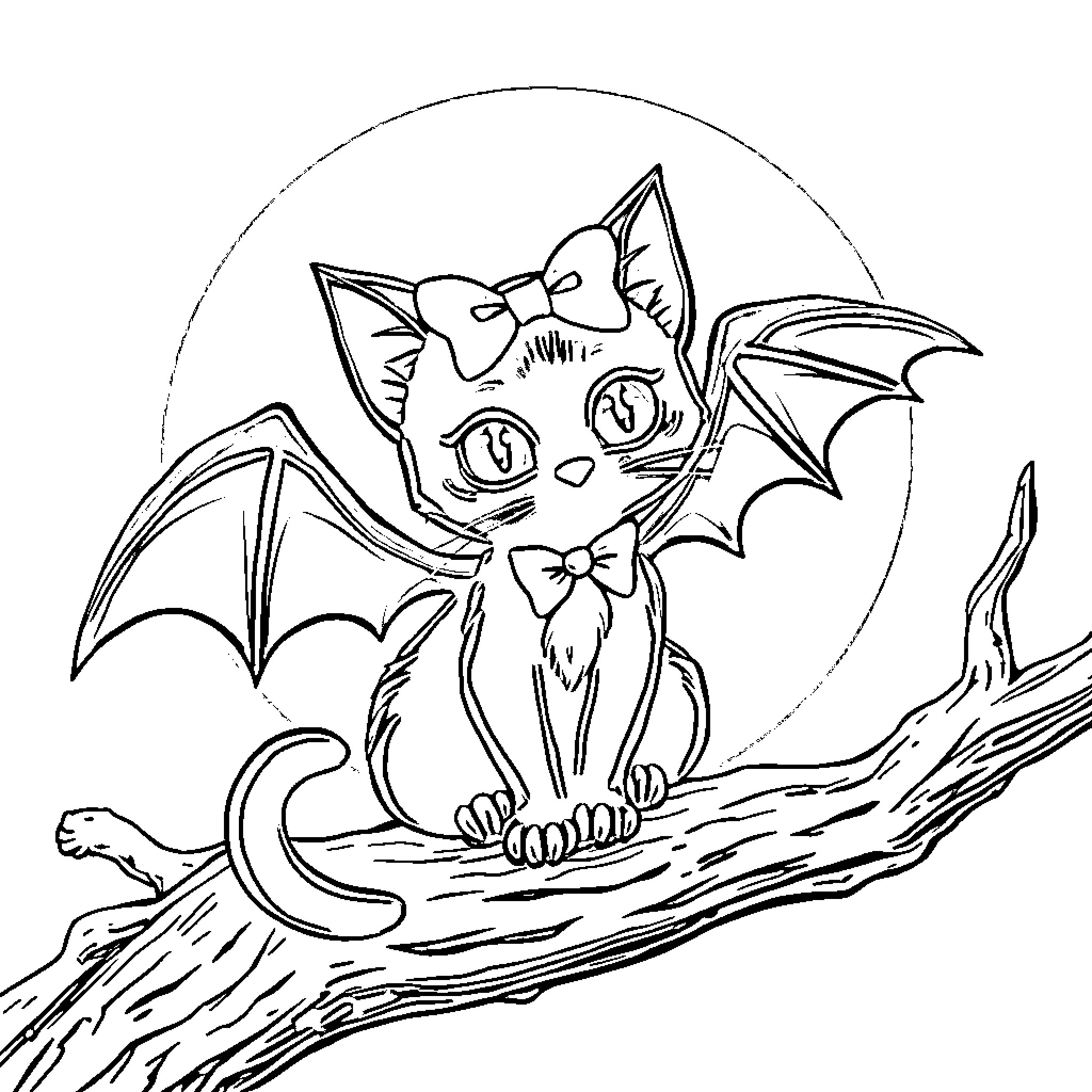 Best Vampire Cat Coloring Pages (Free Printable PDF)