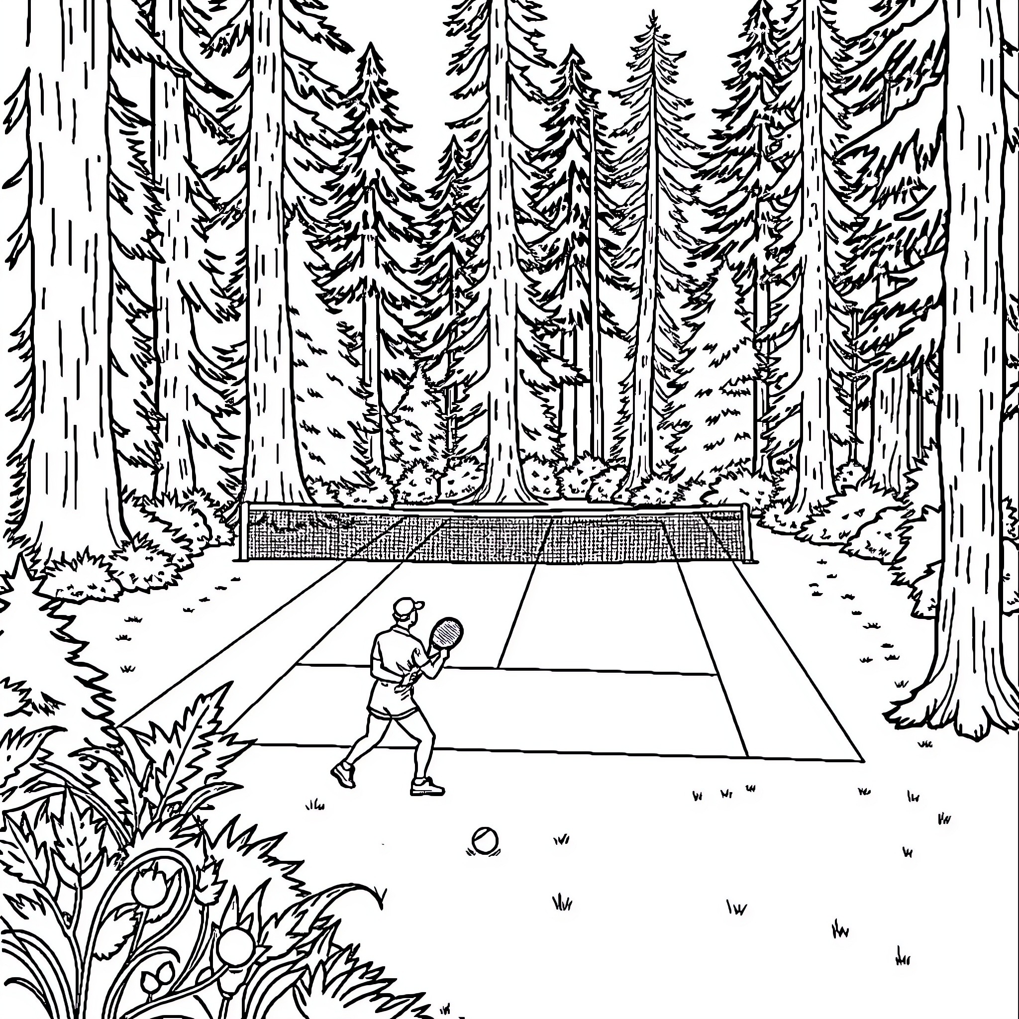 Best Tennis Player Coloring Pages (Free Printable PDF)