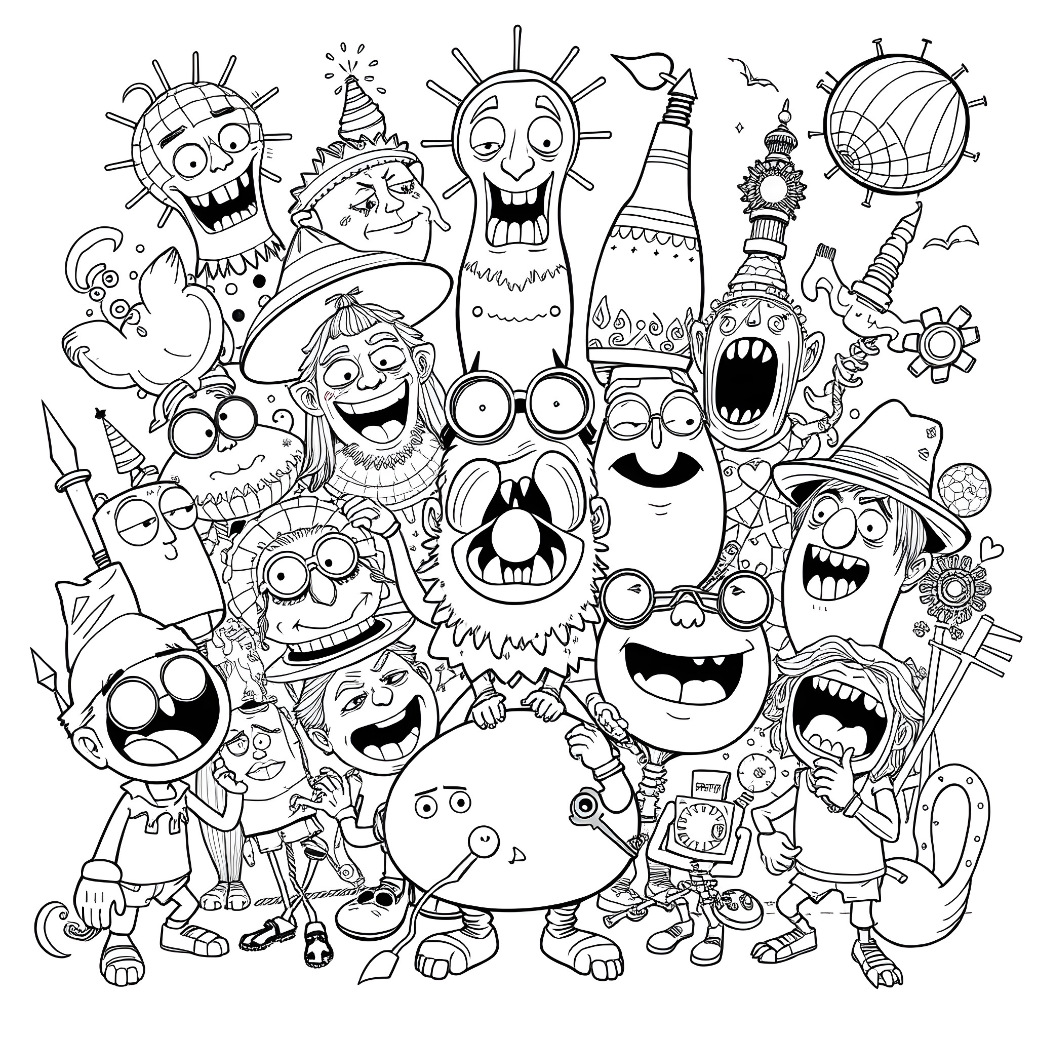 1 Best Brain Rot Coloring Pages (Free Printable PDFs)