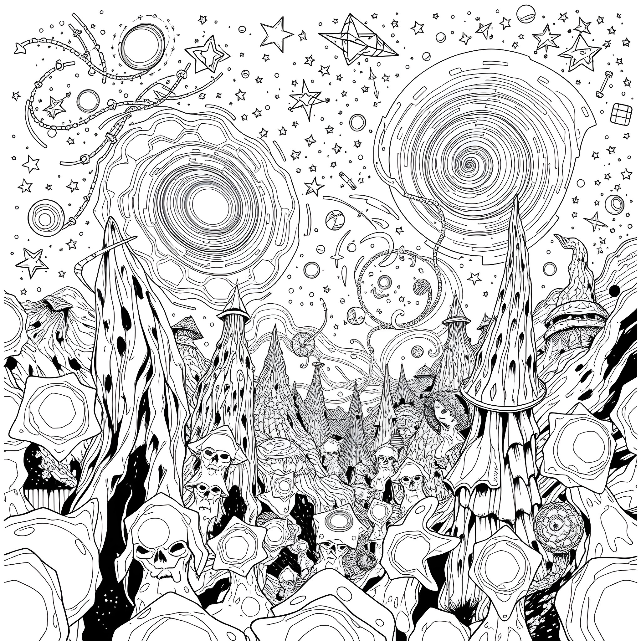 Best Space Coloring Pages (Free Printable PDF)
