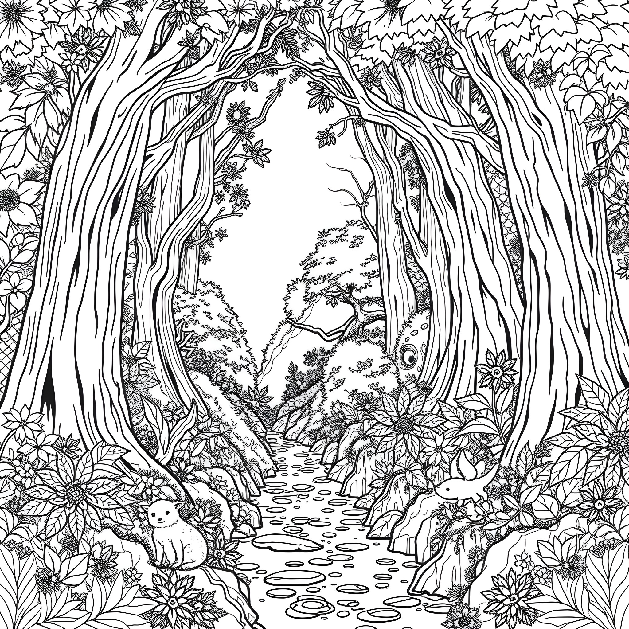 129 Best Forest Coloring Pages (Free Printable PDFs)