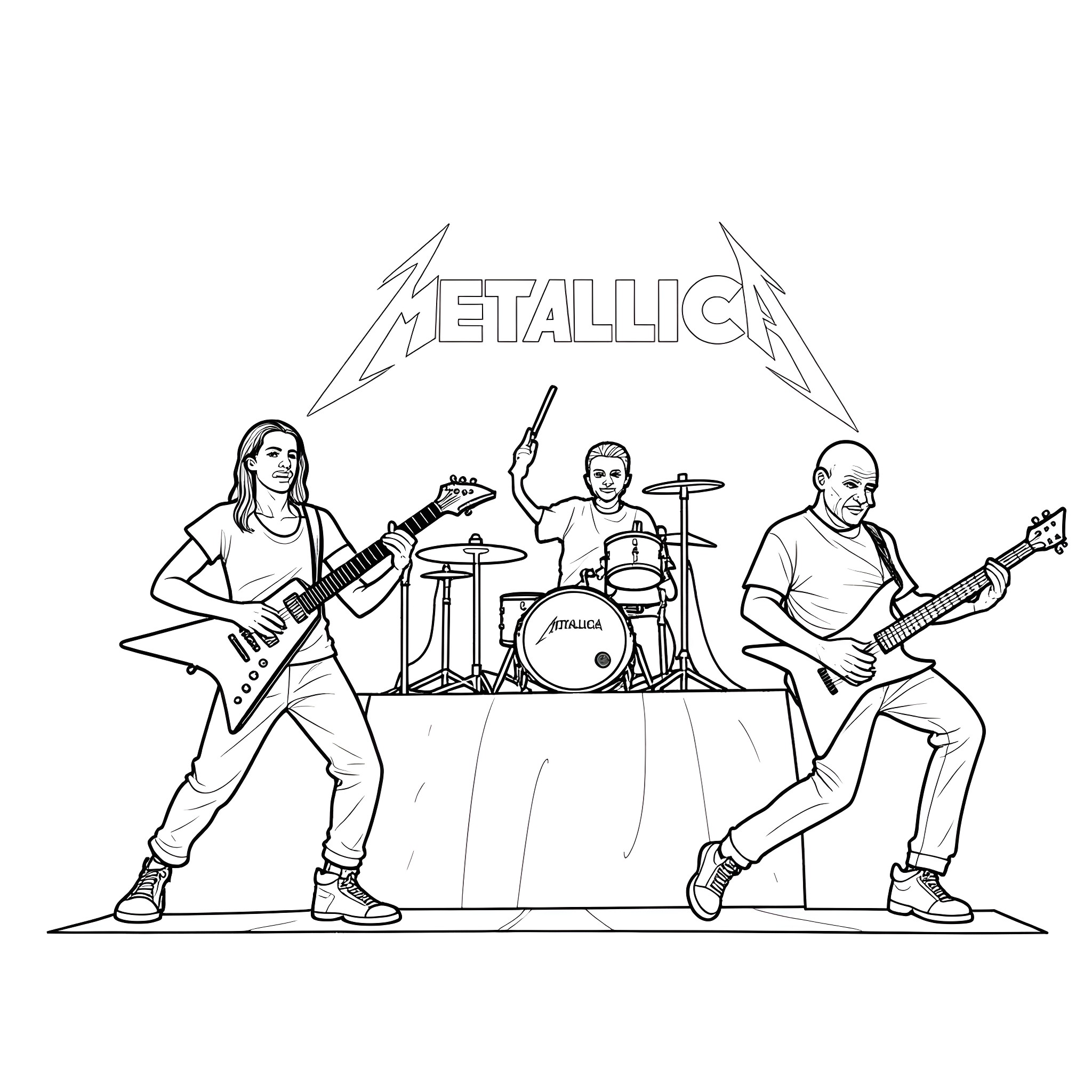 Best Metallica Coloring Pages (Free Printable PDF)