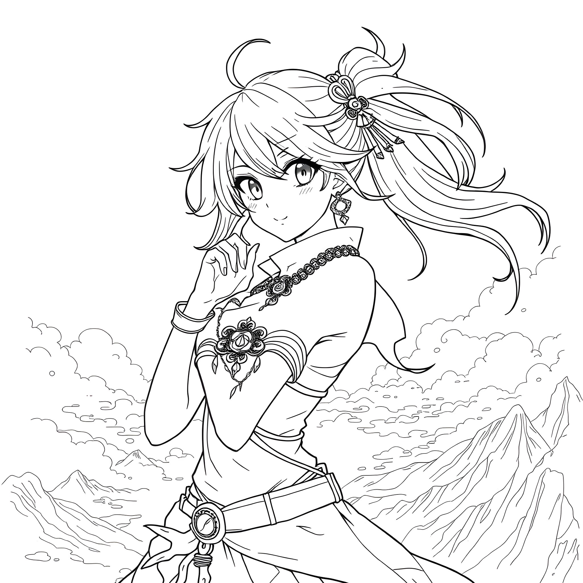 165 Best Girl Coloring Pages (Free Printable PDFs)