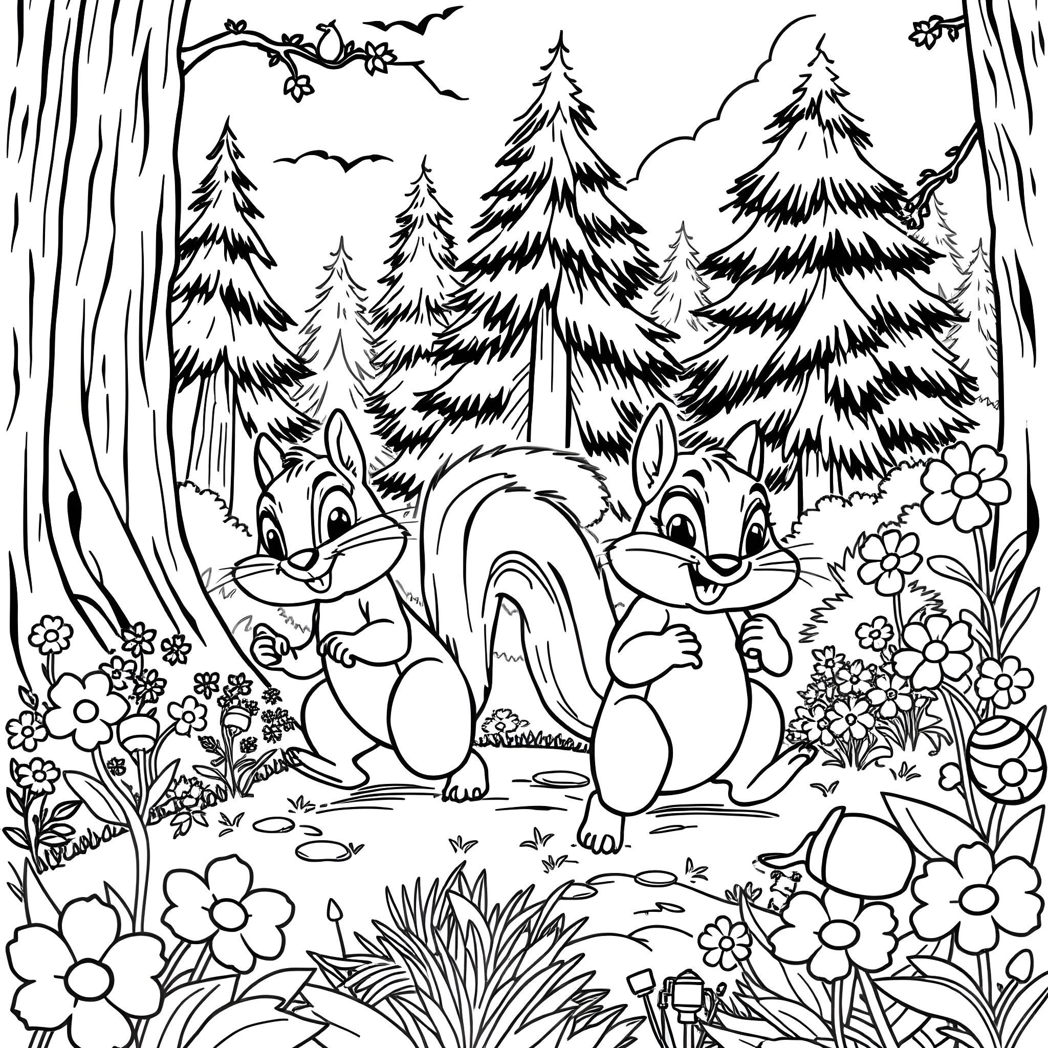 Best Chip Coloring Pages (Free Printable PDF)