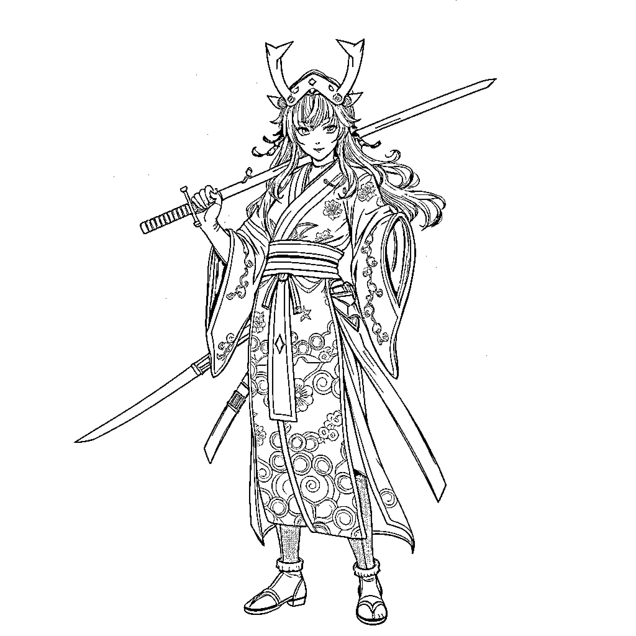 Best Raiden Shogun Coloring Pages (Free Printable PDF)