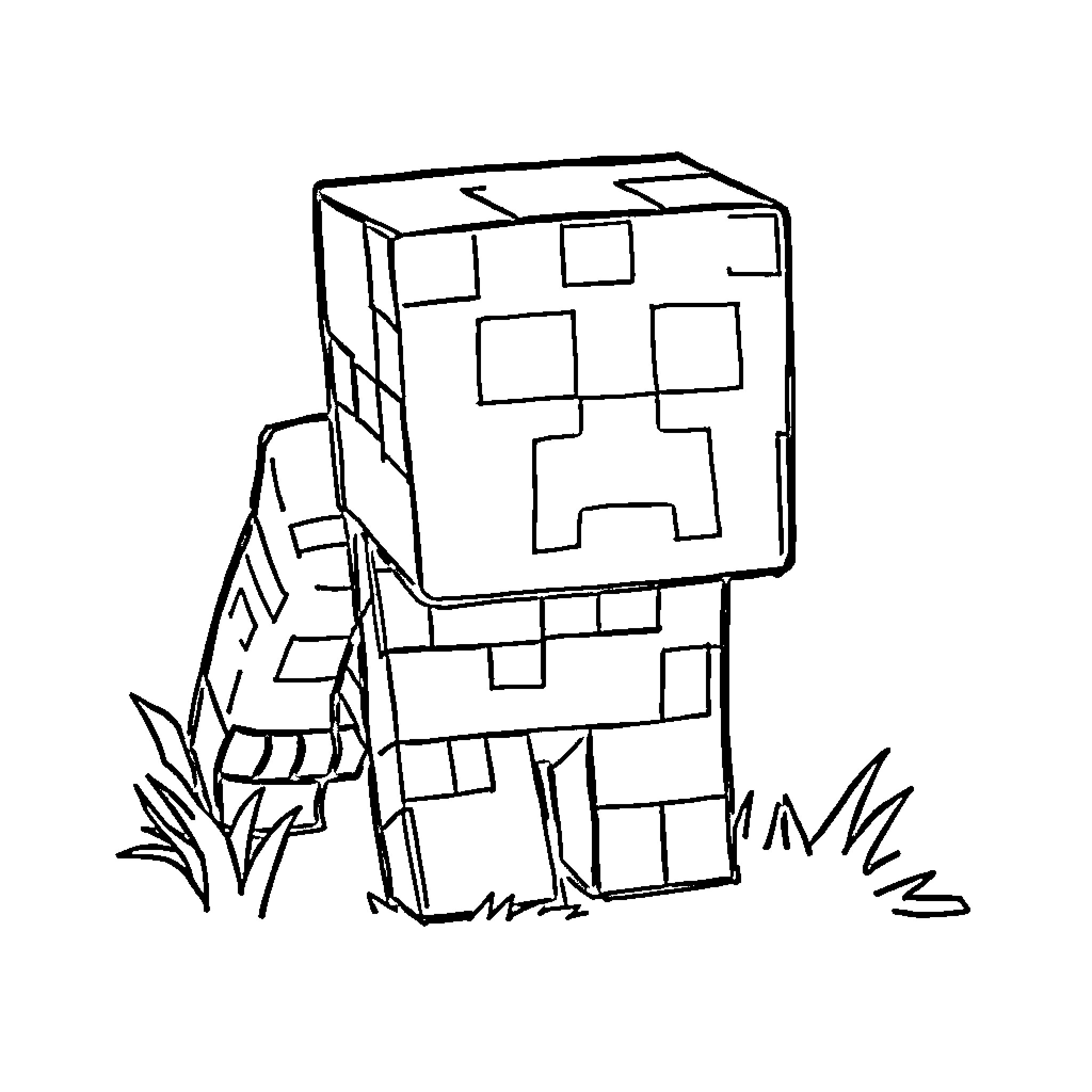Best Creeper Coloring Pages (Free Printable PDF)