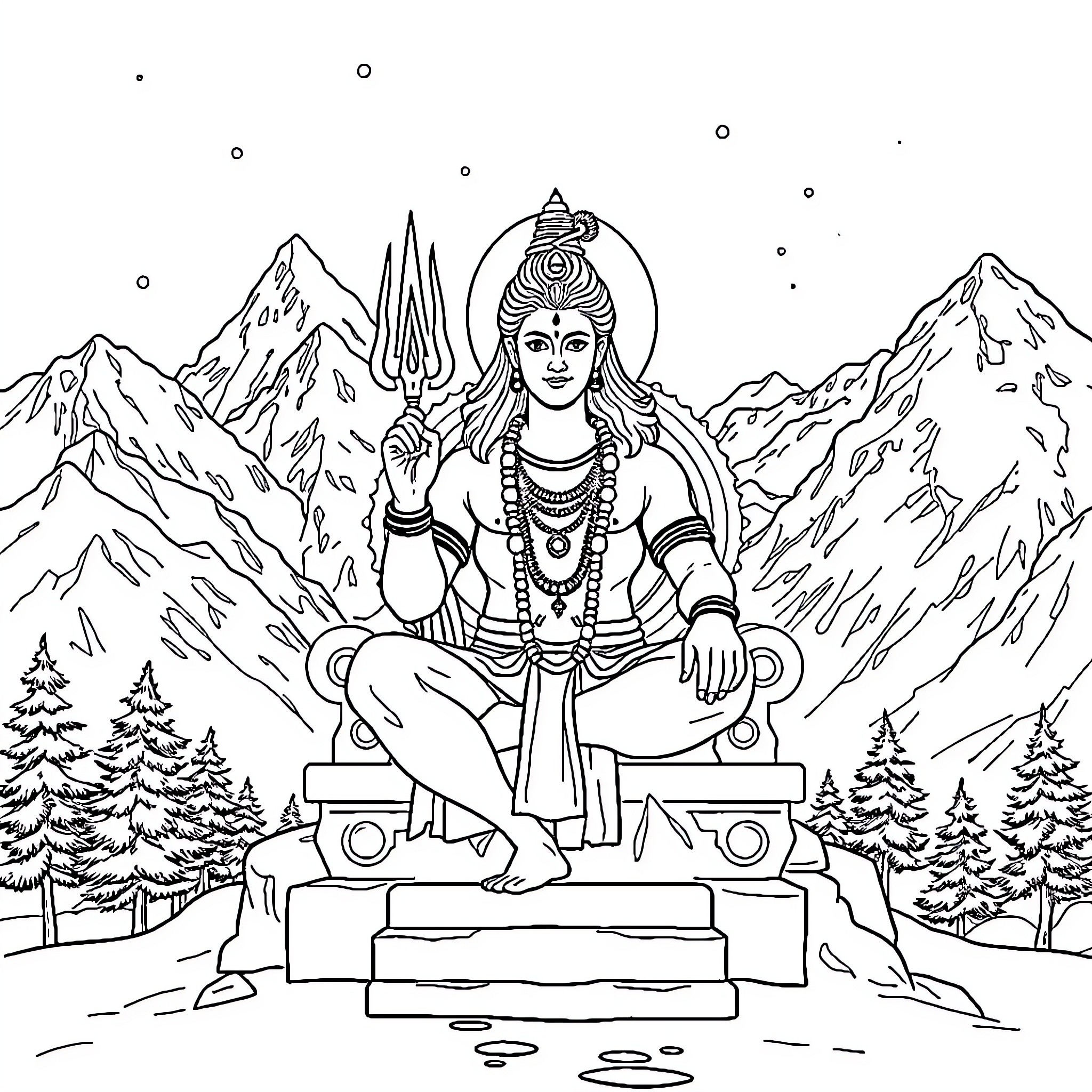 Best Mahadev Coloring Pages (Free Printable PDF)