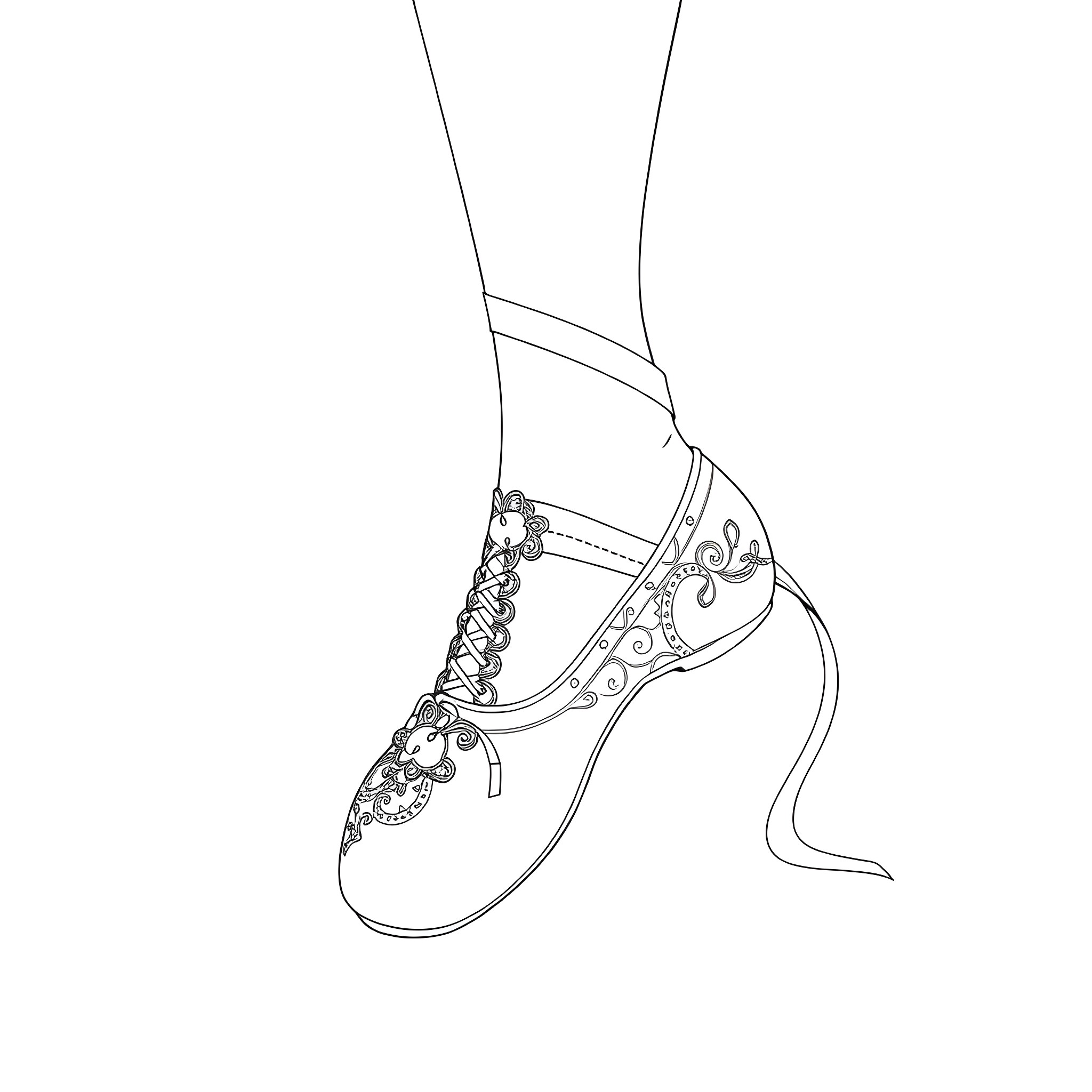 21 Best Shoe Coloring Pages (Free Printable PDFs)