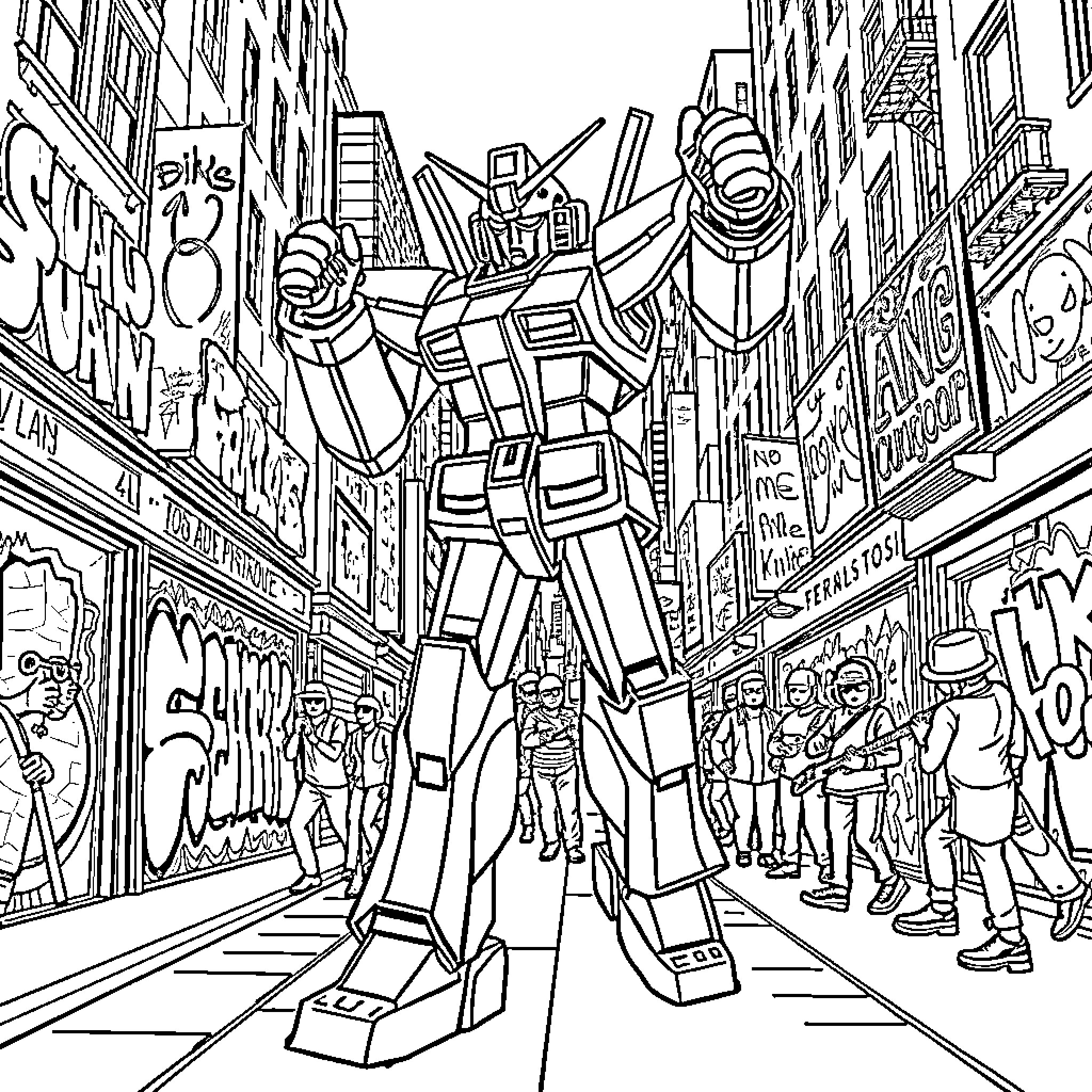 Best Gundam Coloring Pages (Free Printable PDF)