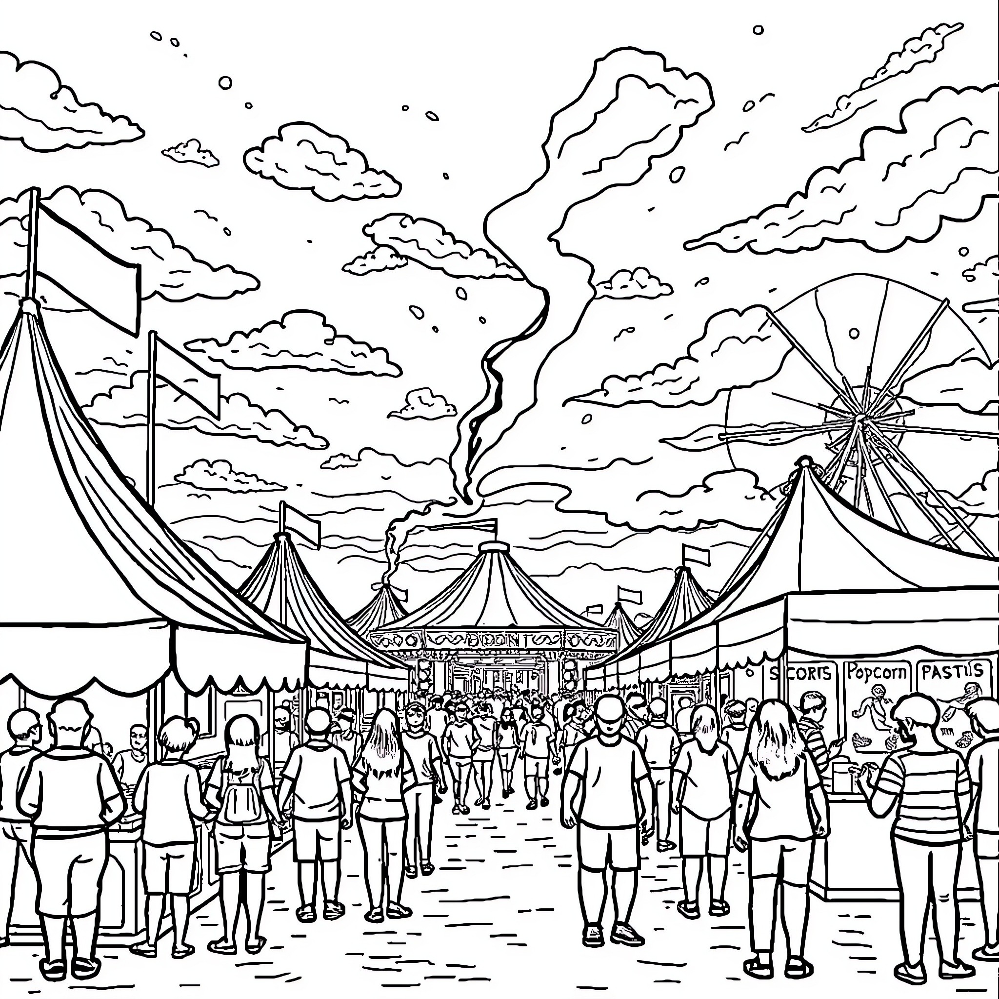 Best County Fair Coloring Pages (Free Printable PDF)