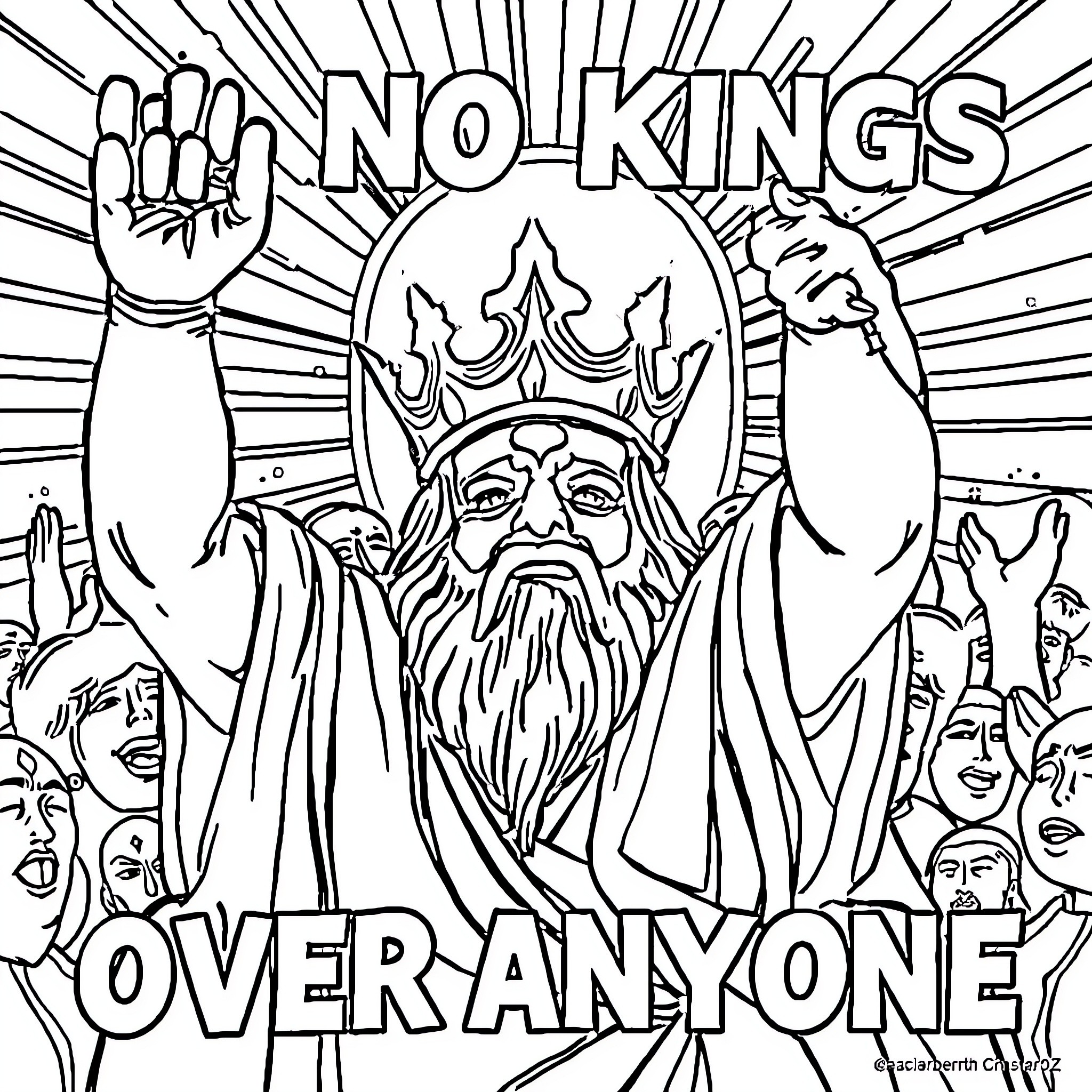 Best NO KINGS Coloring Pages (Free Printable PDF)