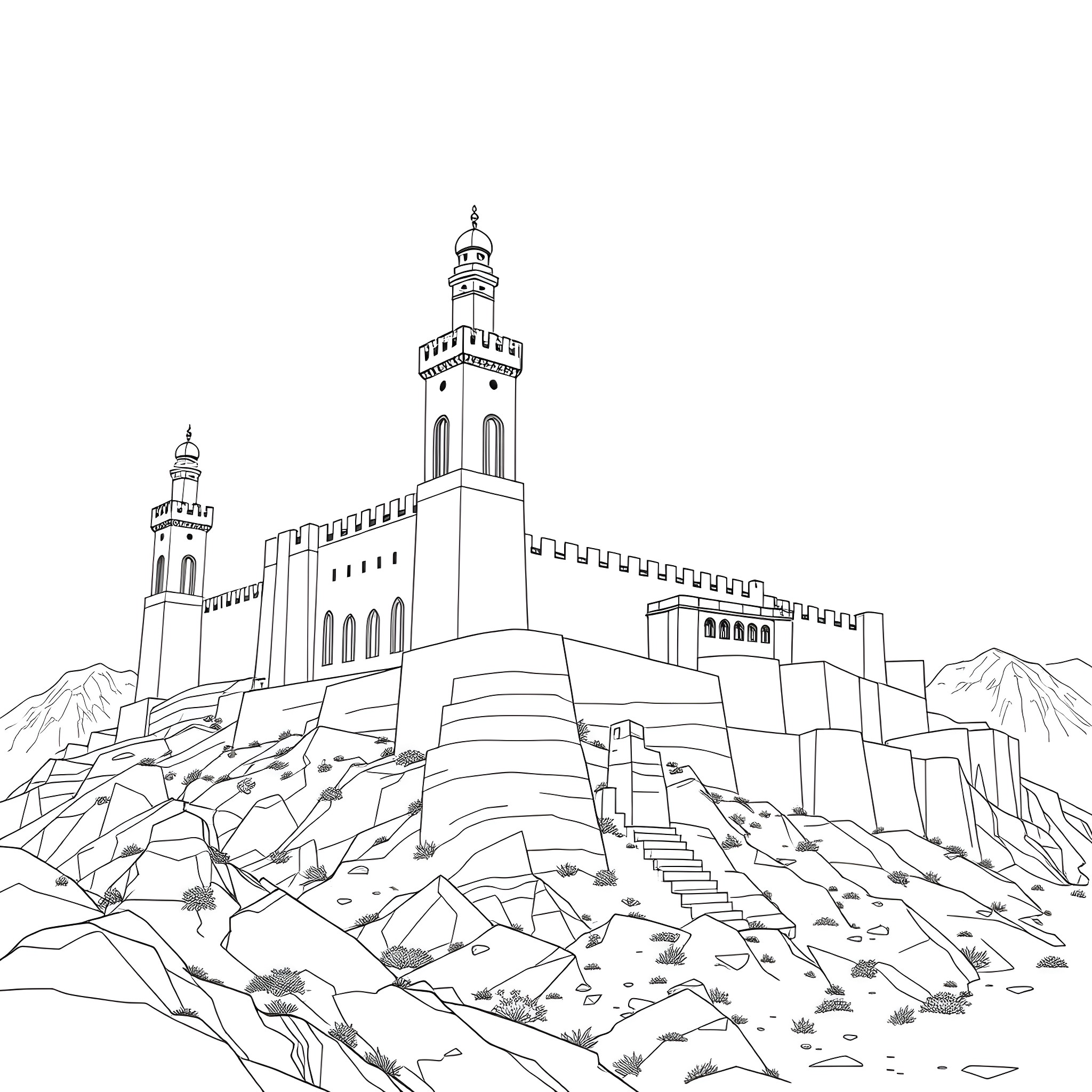 Best Fortress Coloring Pages (Free Printable PDF)