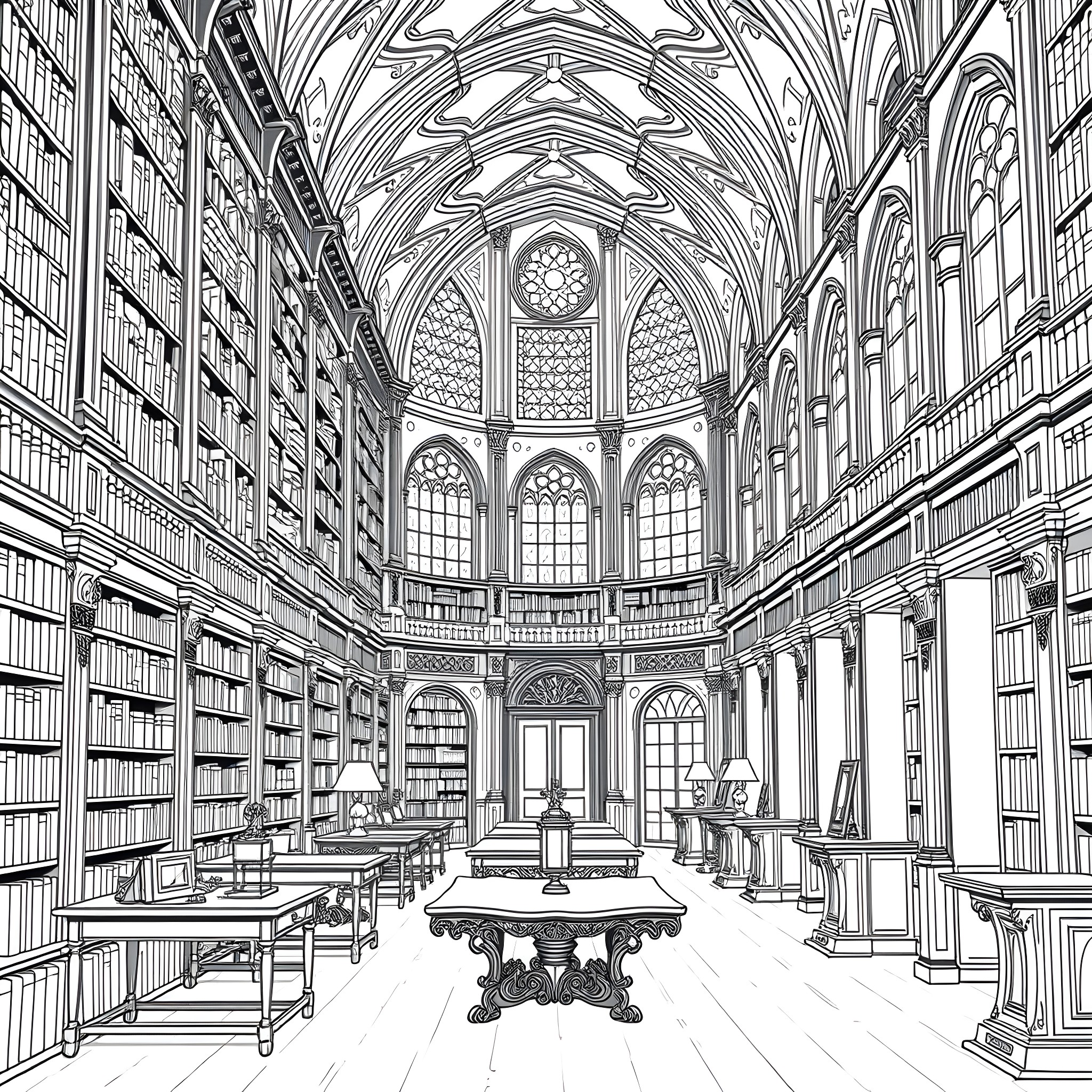 22 Best Library Coloring Pages (Free Printable PDFs)