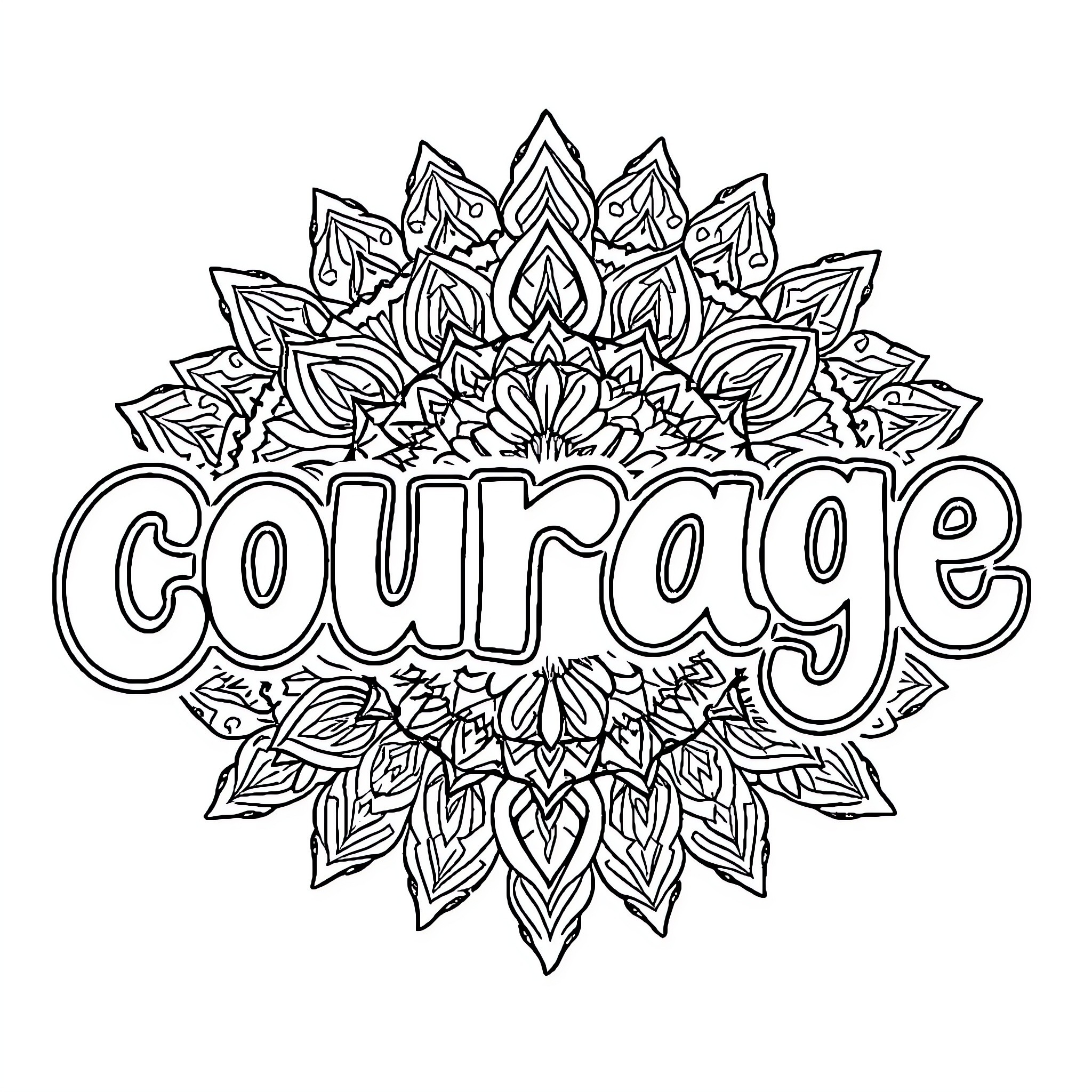 Best Courage Coloring Pages (Free Printable PDF)