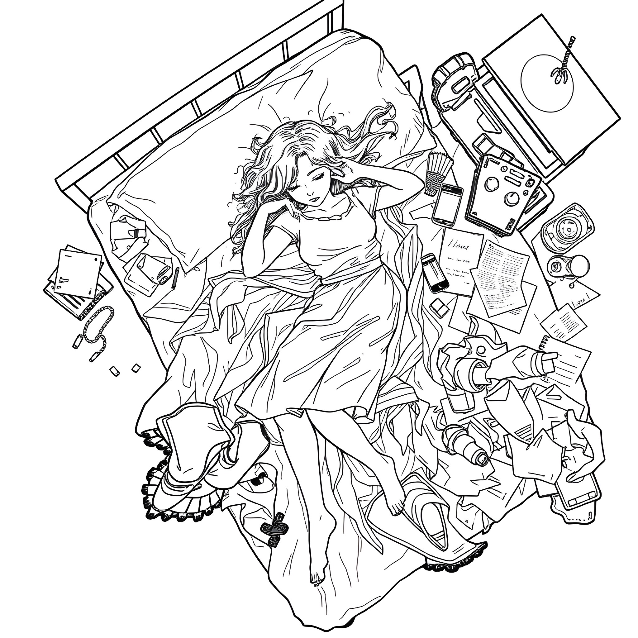 Best Girl Coloring Pages (Free Printable PDF)