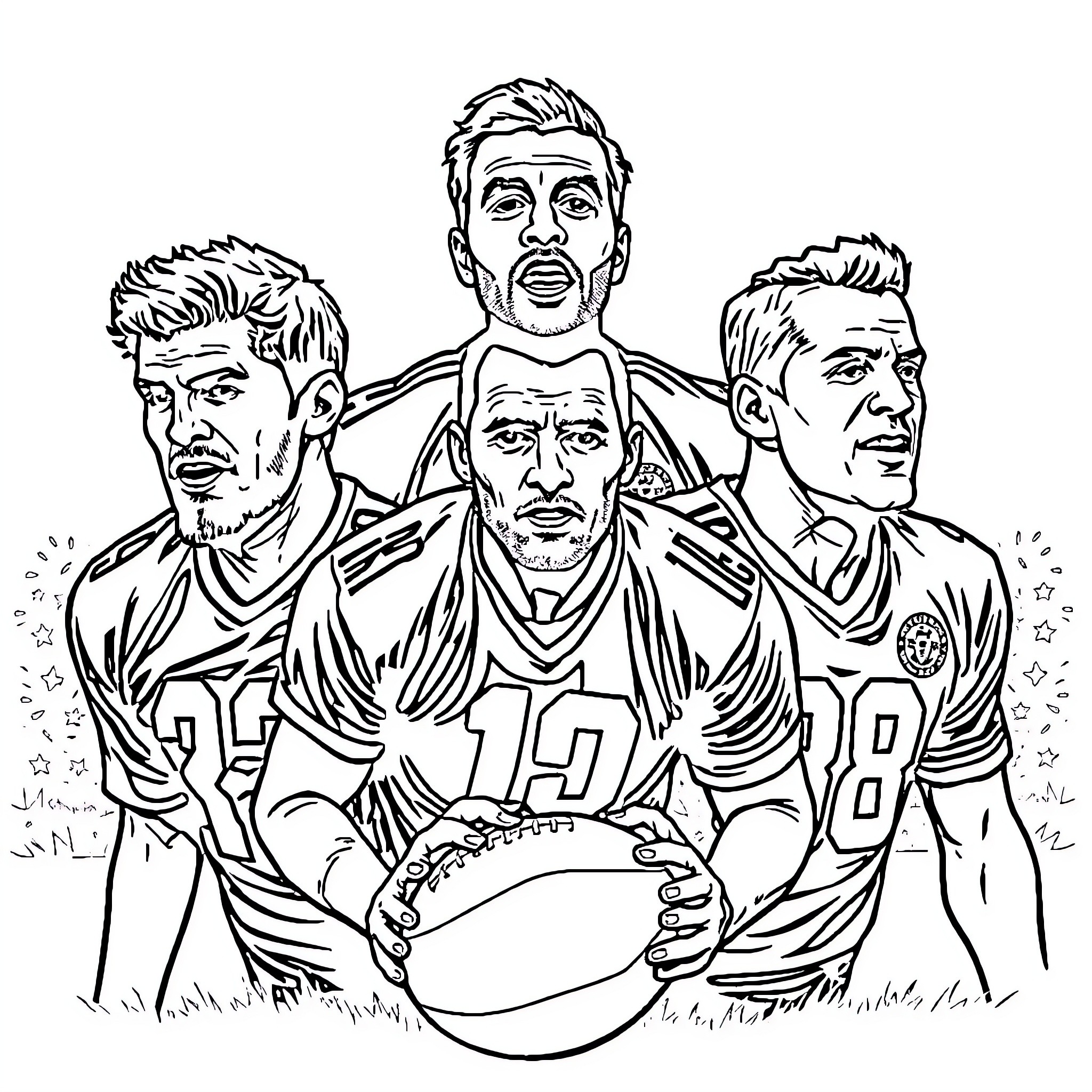 Best Football Legend Coloring Pages (Free Printable PDF)