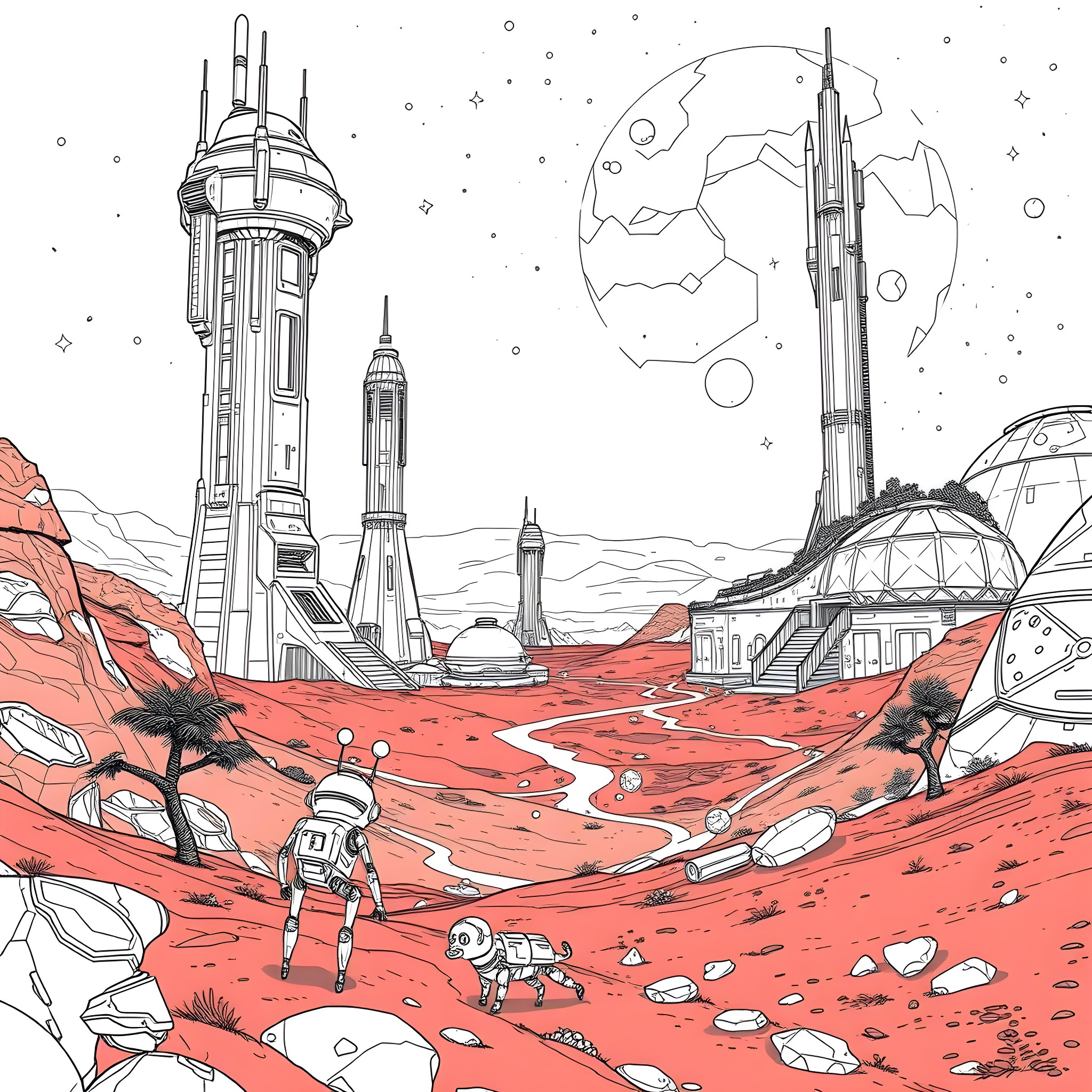 Best Mars Coloring Pages (Free Printable PDF)
