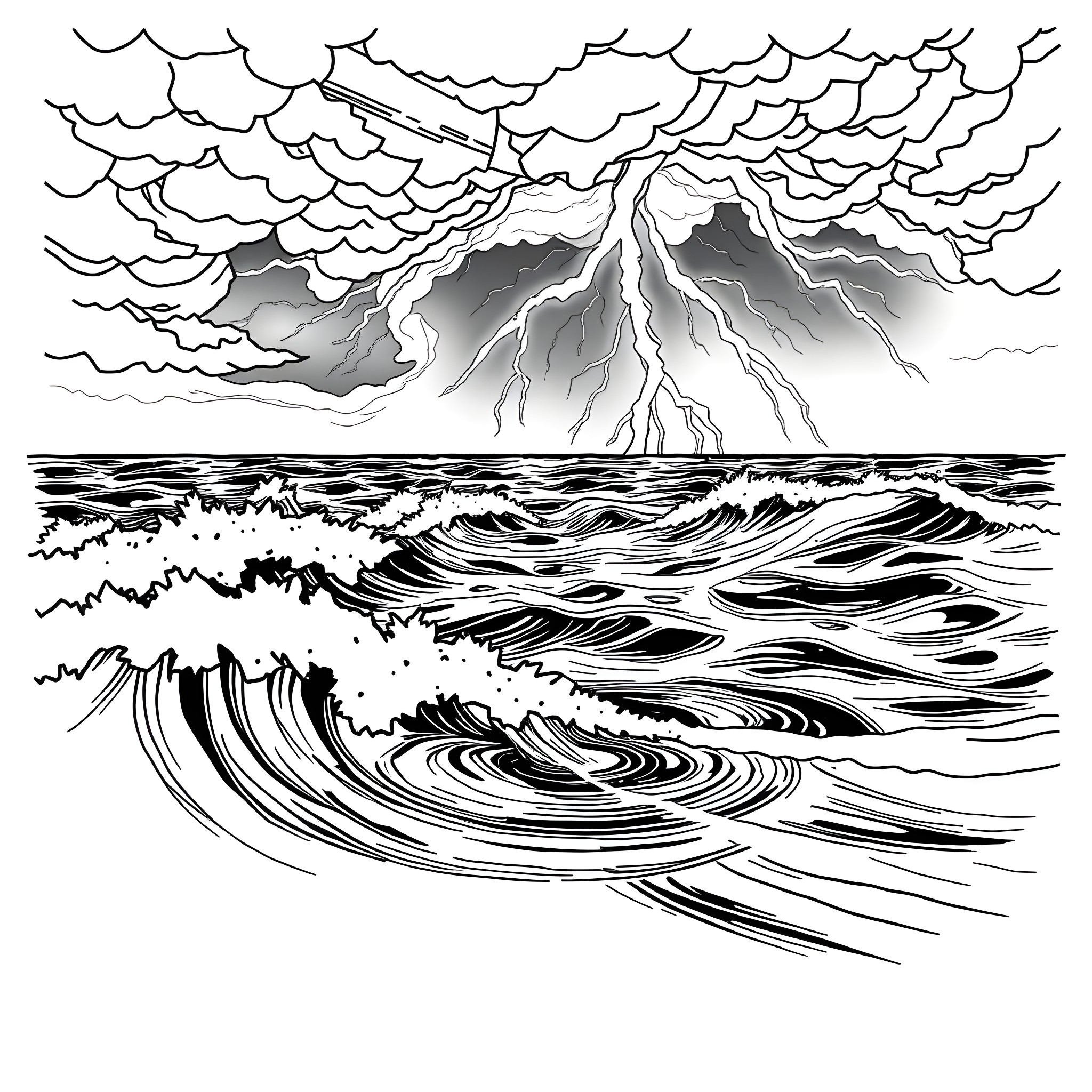 Best Storm Coloring Pages (Free Printable PDF)