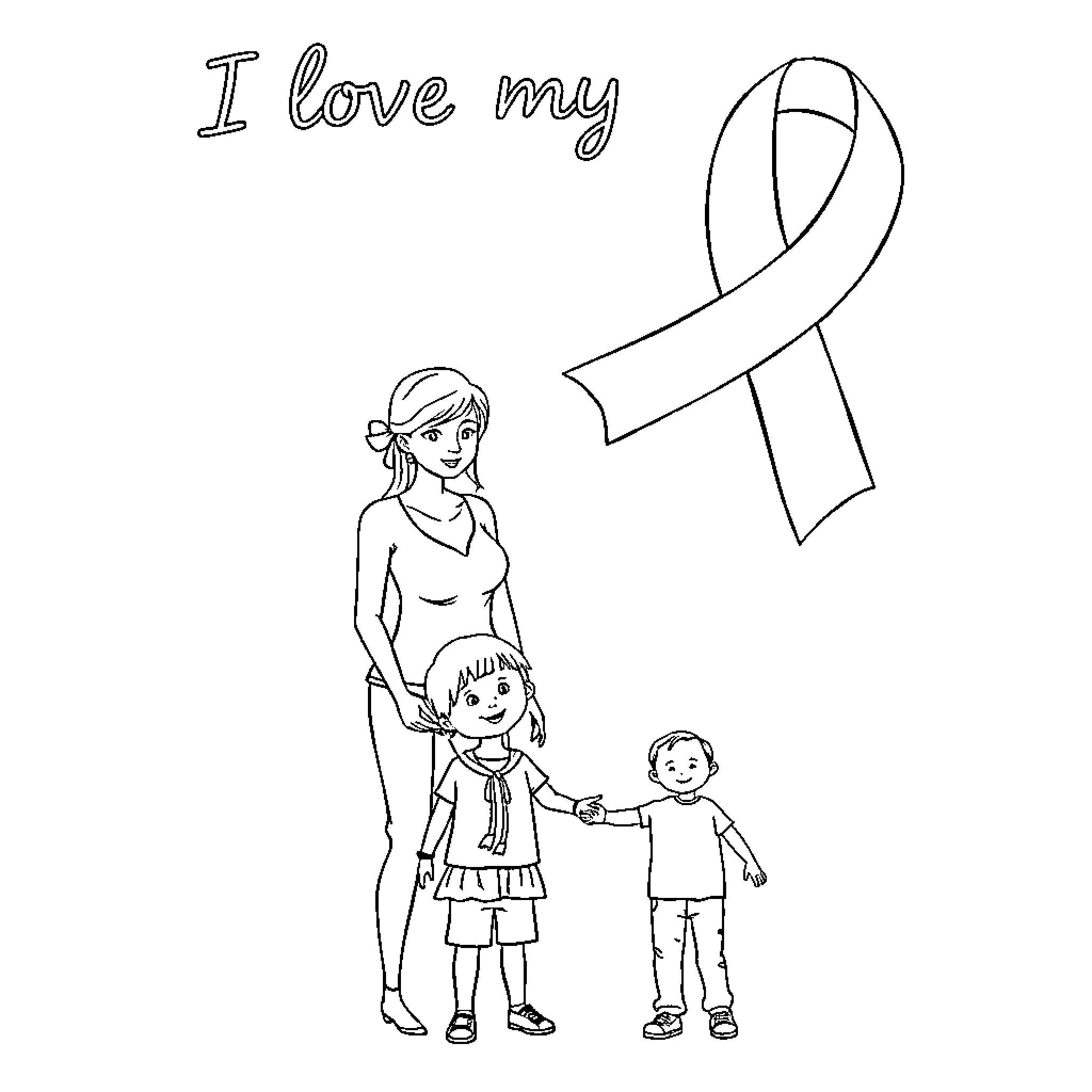 Best Breast Cancer Awareness Coloring Pages (Free Printable PDF)